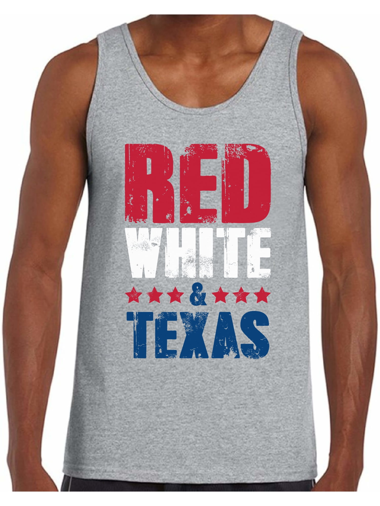 Awkward Styles Red White Texas Tank Top for Men Texas Muscle Shirts 4th ...
