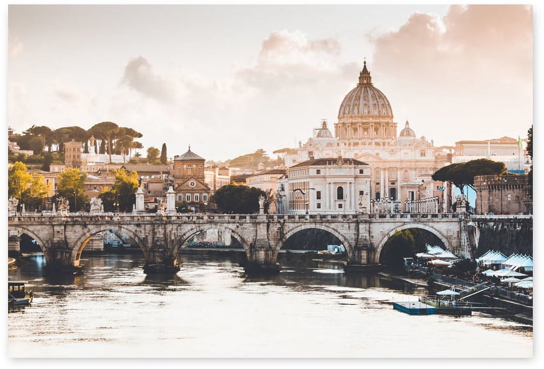 Awkward Styles Rome Poster Wall Art Italian City Rome Poster Urban Photo Italy Lovers Gifts ...