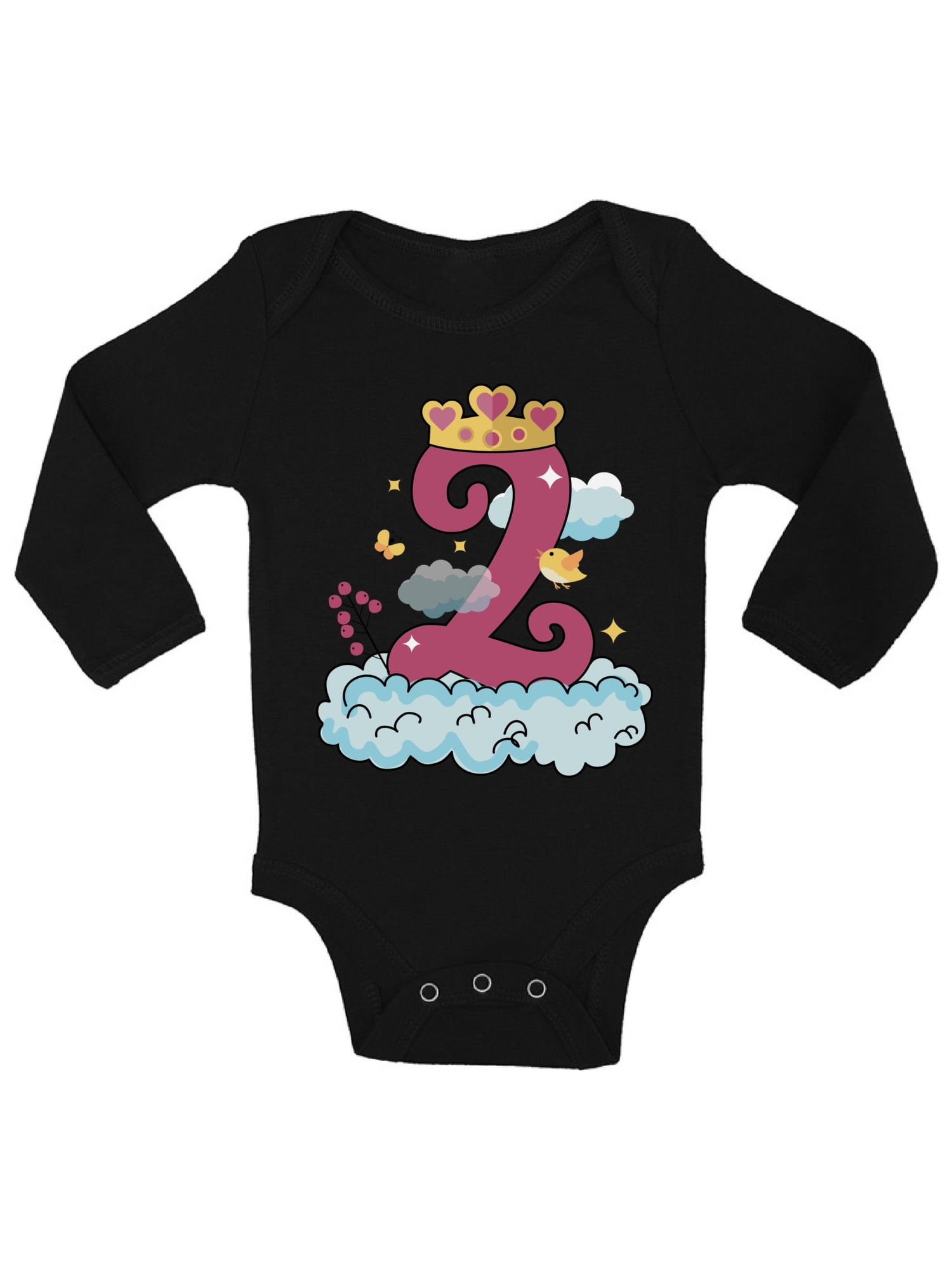 Awkward Styles Second B Day Baby Girl One Piece Cute Bodysuit for Girl ...