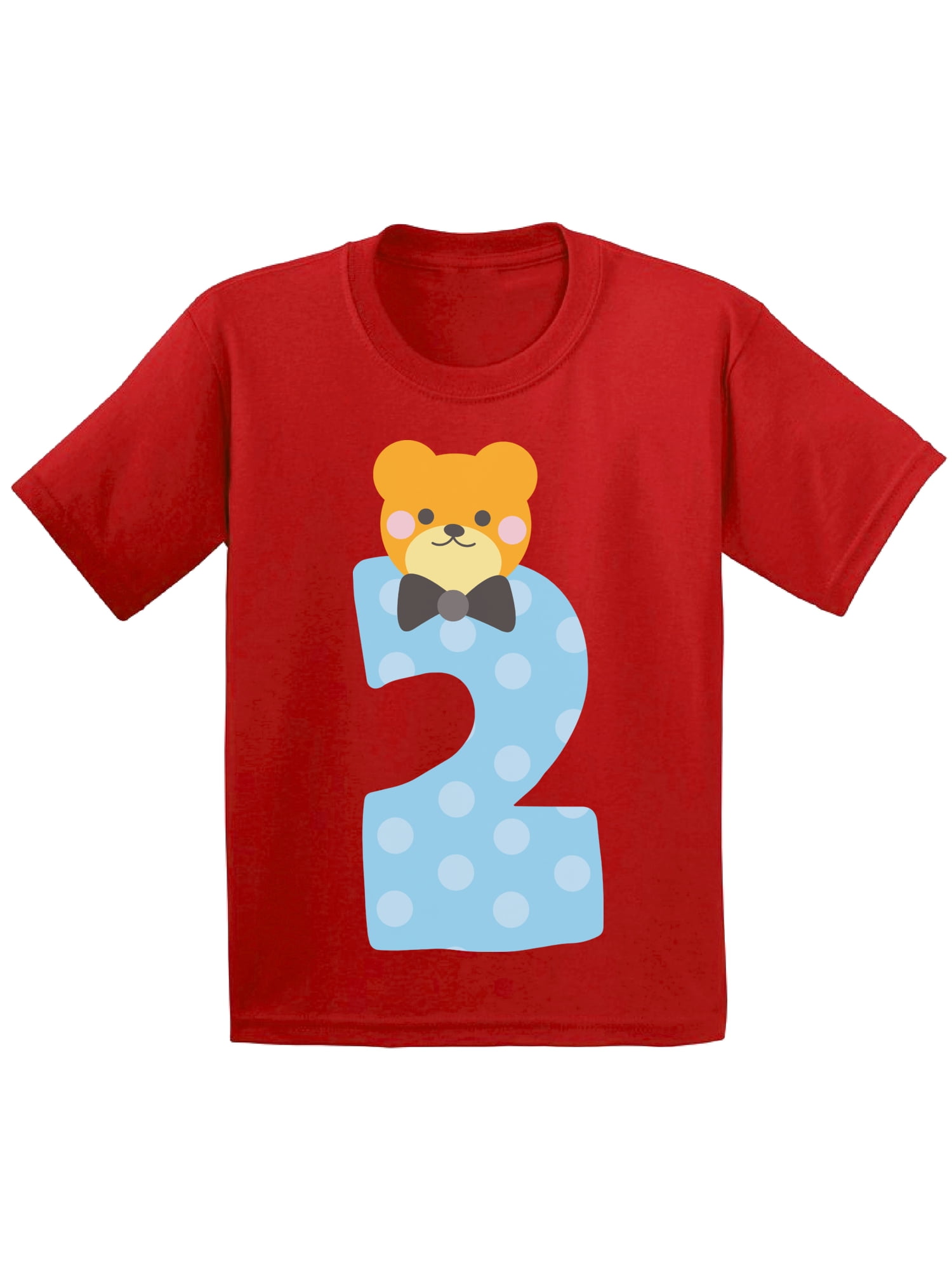 Awkward Styles Second Birthday Boy T-Shirt Funny Bear Baby Shirt ...