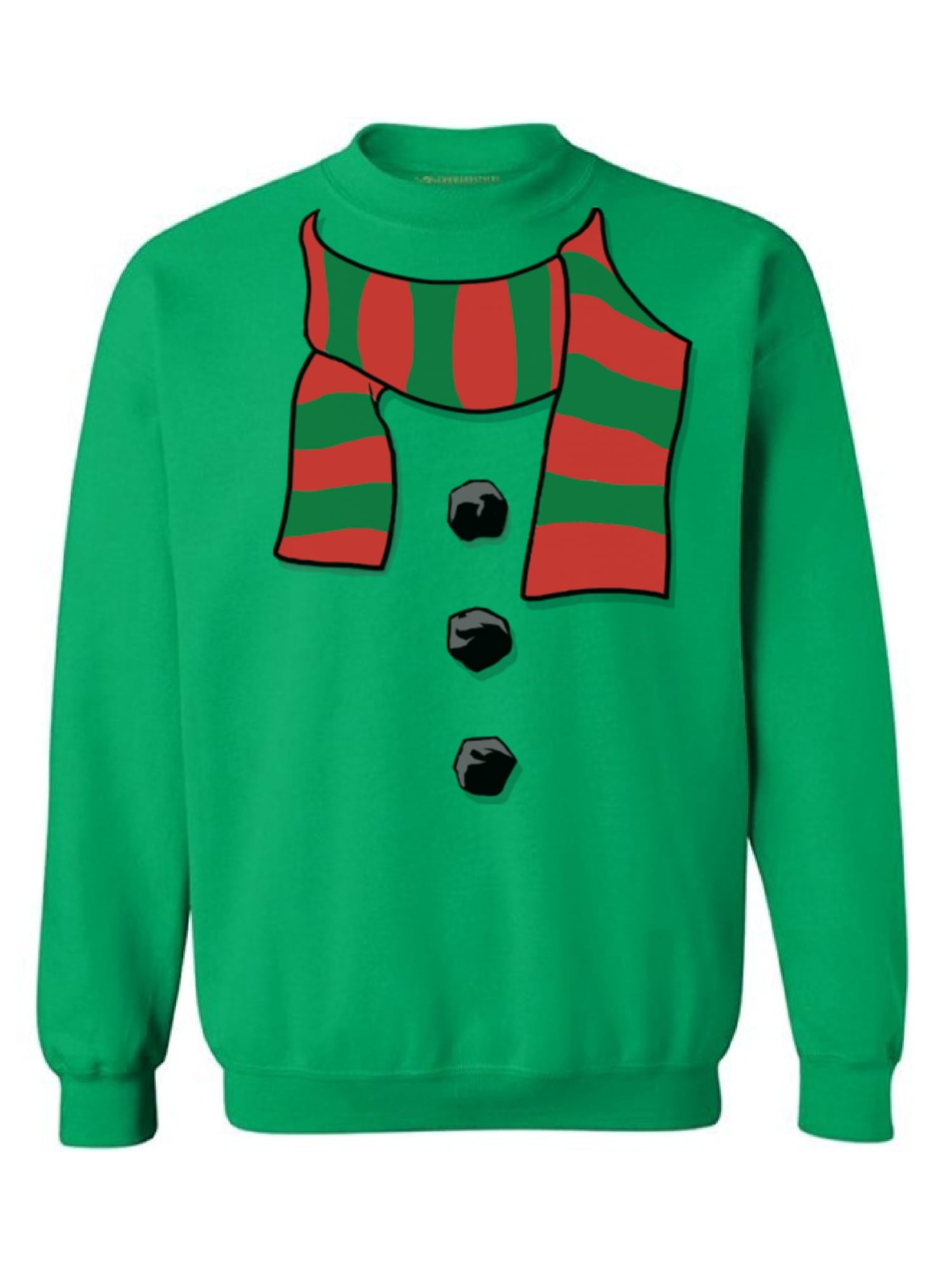 Awkward Styles Snowman Scarf Sweatshirt White Christmas Sweater Funny ...