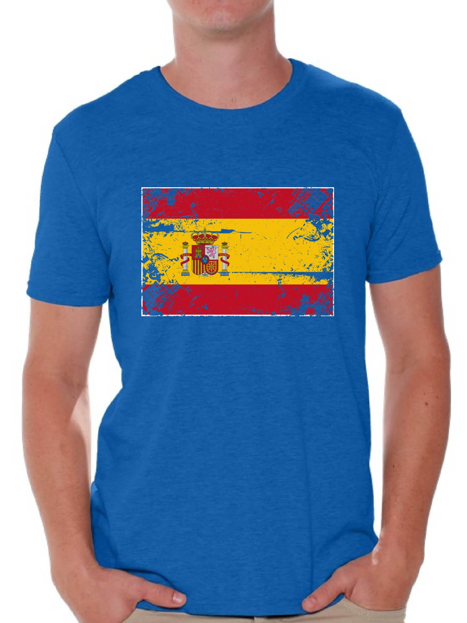 Awkward Styles Spain Flag Shirt for Men Spanish Soccer 2018 Tshirt ...