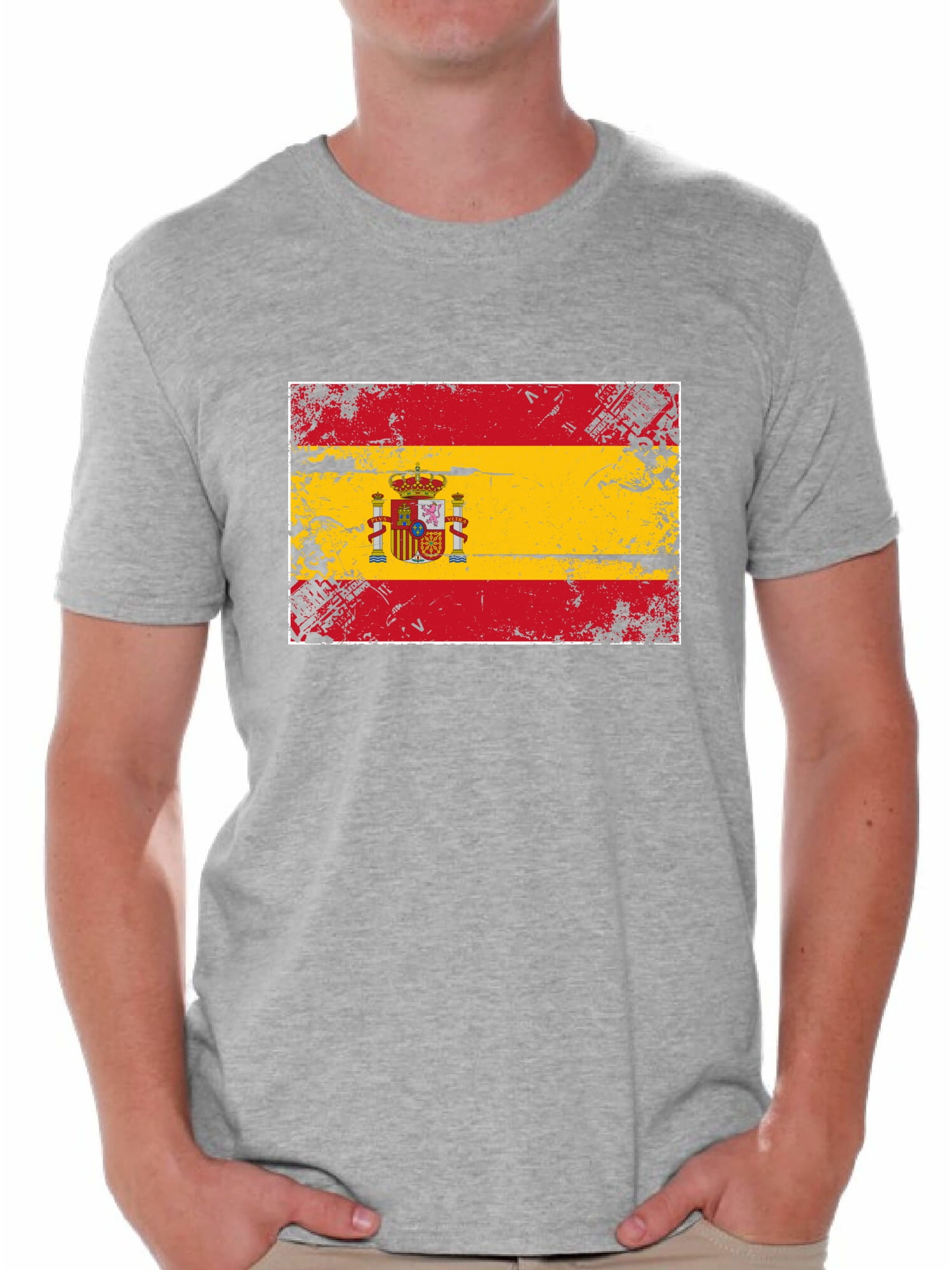 Awkward Styles Spain Flag Shirt for Men Spanish Soccer 2018 Tshirt ...