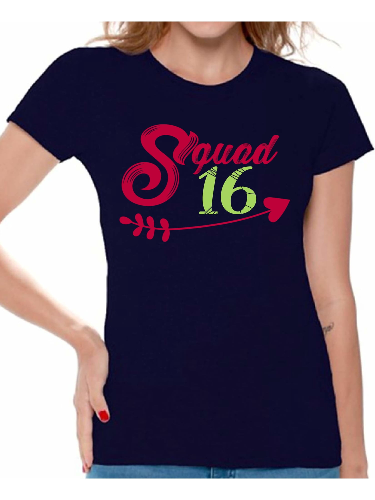 Awkward Styles Squad 16 T-Shirt for Ladies Squad Sixteen Shirts for ...
