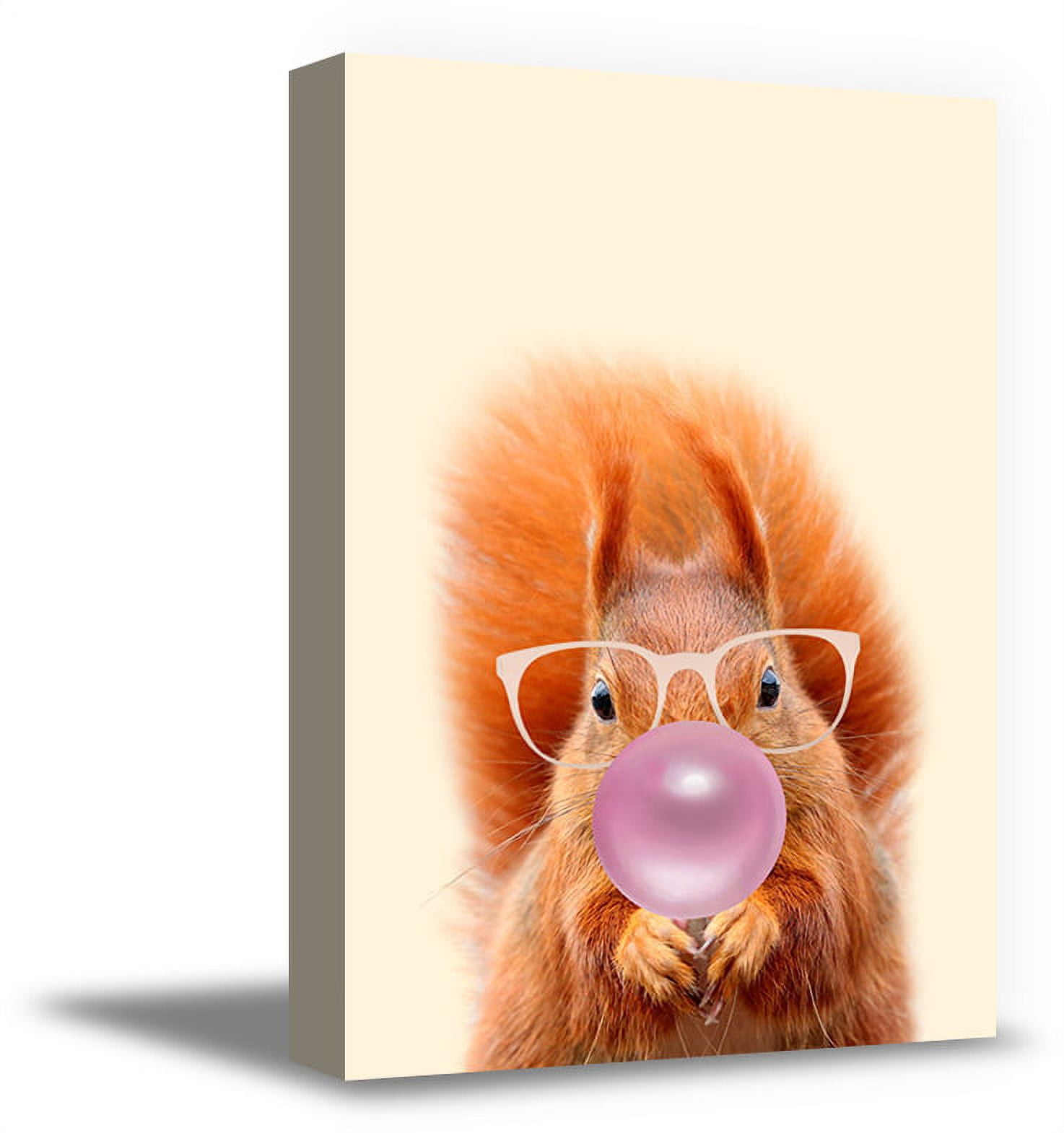 Awkward Styles Squirrel Blowing Pink Bubble Gum Squirrel Kids Room ...