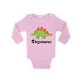 Awkward Styles Stegosaurus Dinosaur Baby Bodysuit Long Sleeve Dinosaur ...