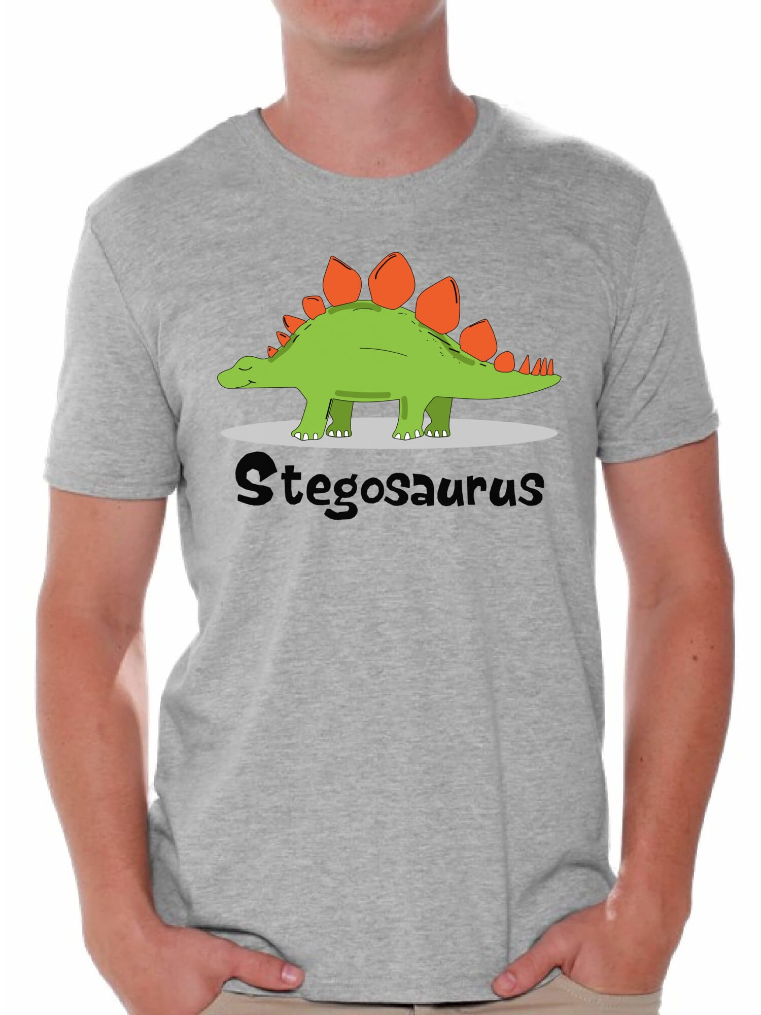 Awkward Styles Stegosaurus Dinosaur Shirt for Men Dinosaur Tshirt ...