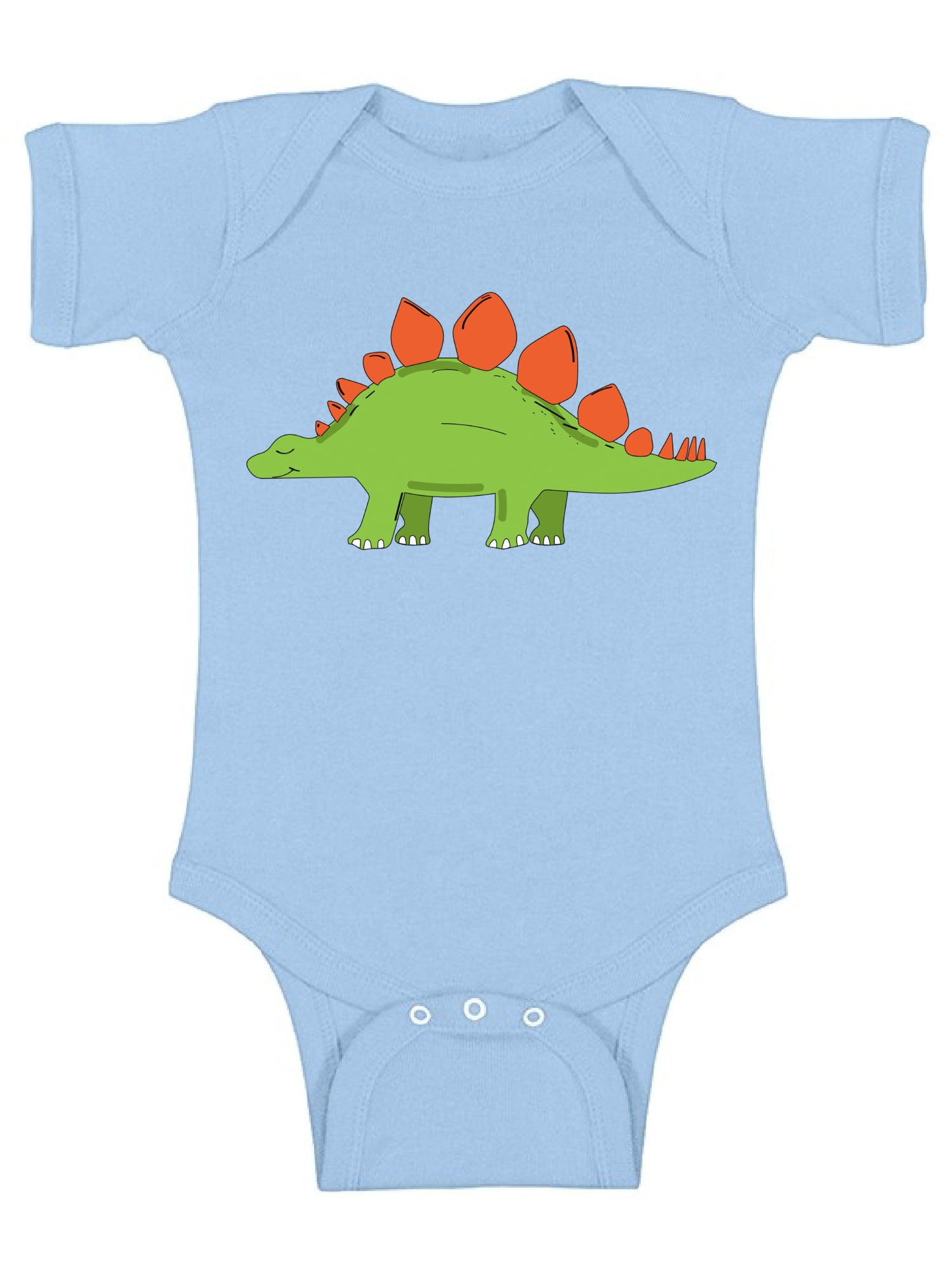Awkward Styles Stegosaurus Romper Baby Bodysuit Short Sleeve Dinosaur ...
