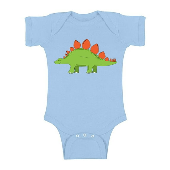 Awkward Styles Stegosaurus Romper Baby Bodysuit Short Sleeve Dinosaur ...