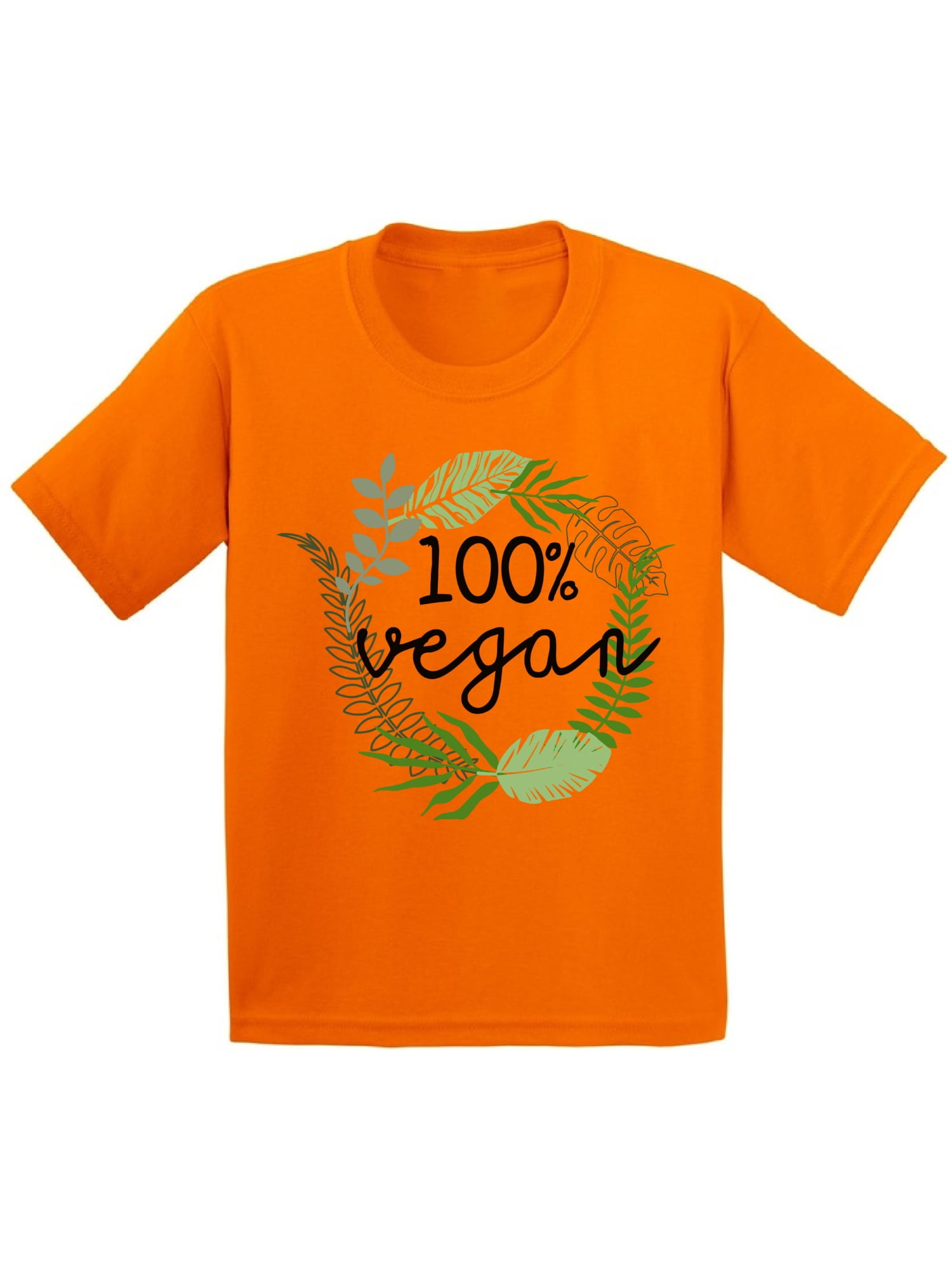 Awkward Styles Stylish Foliage T-Shirts for Youth Vegetarian Kids T ...