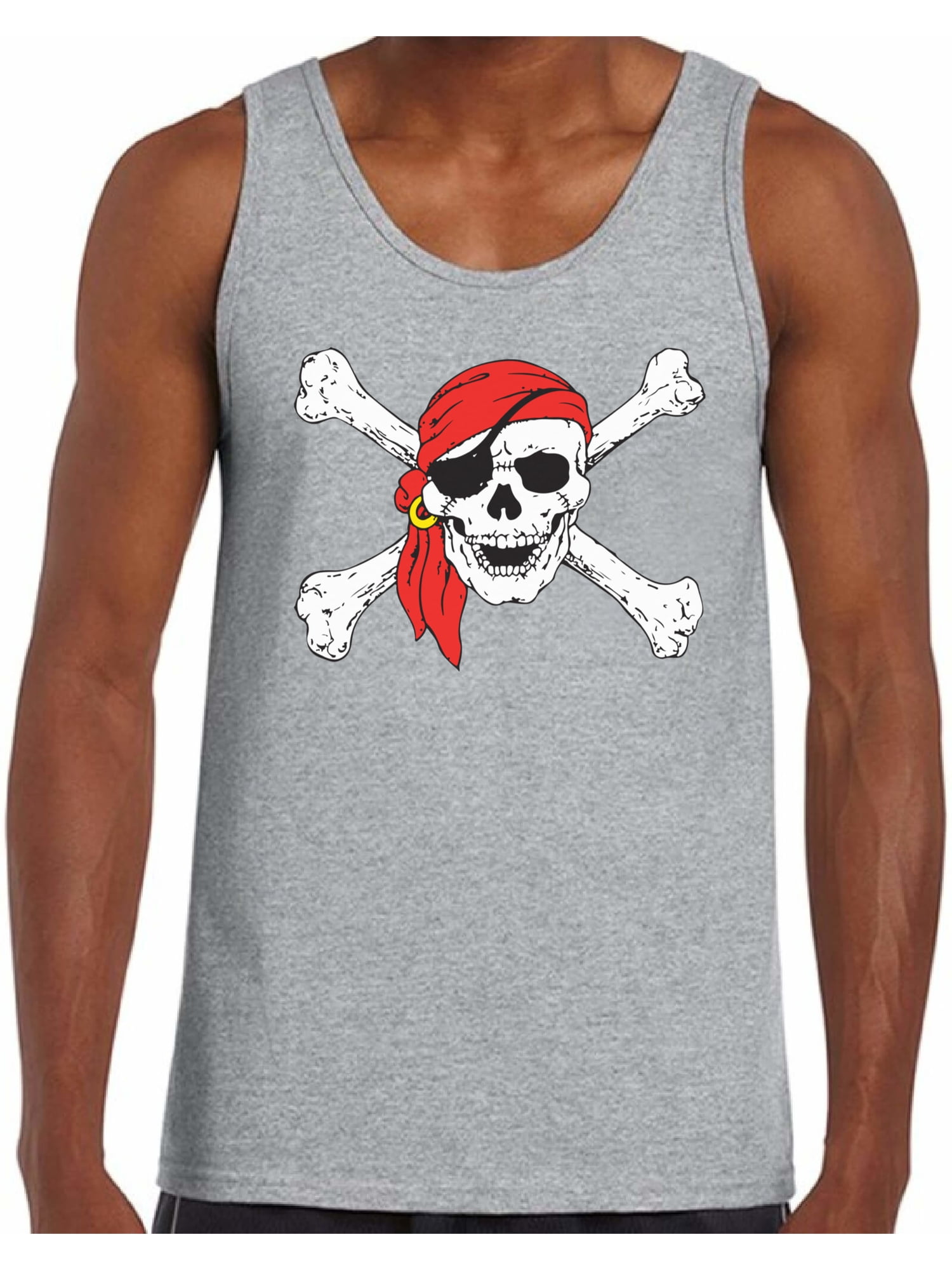 Awkward Styles Sugar Skull Tank Tops for Men Jolly Roger Skull and ...