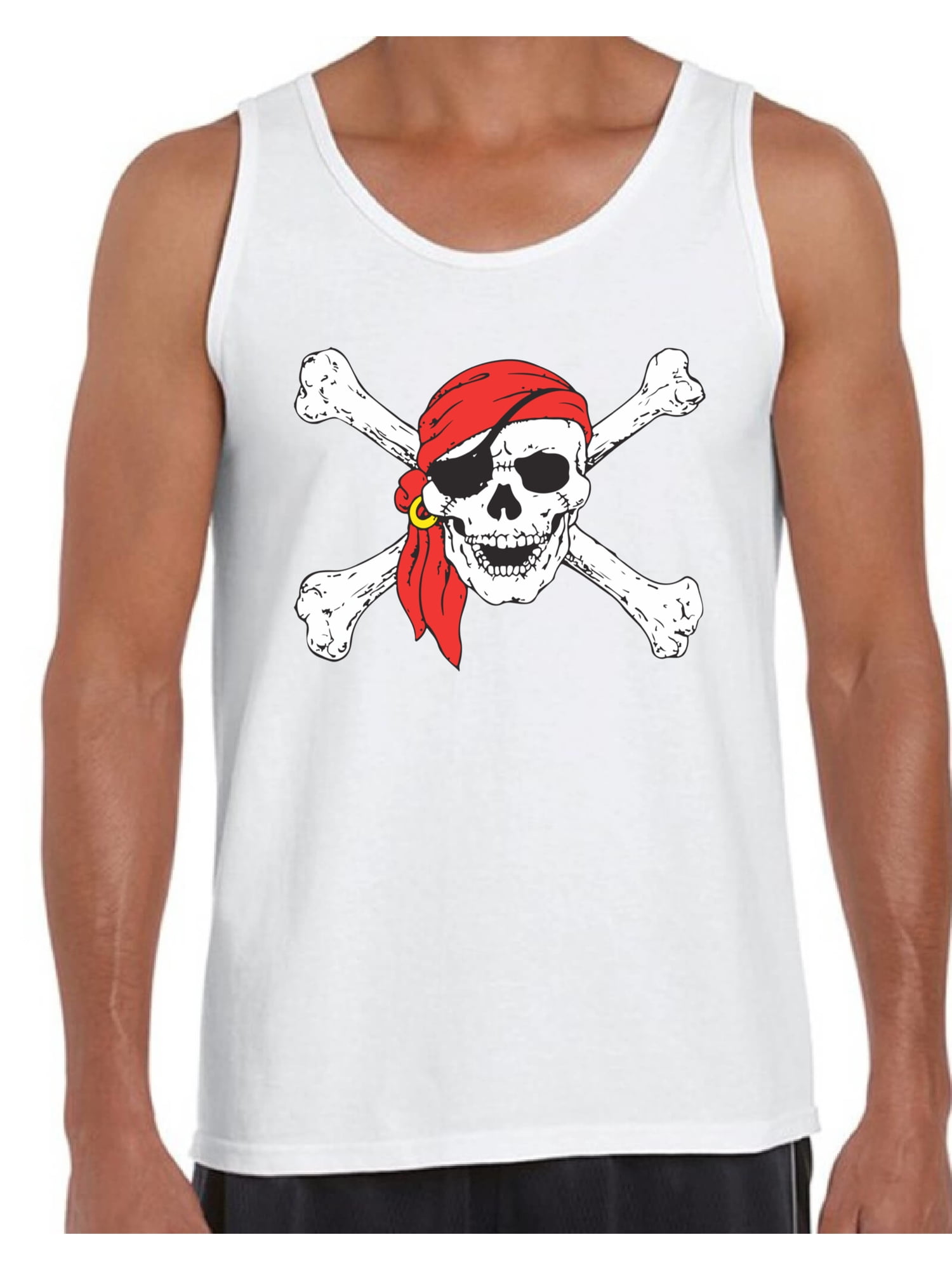 Awkward Styles Sugar Skull Tank Tops for Men Jolly Roger Skull and ...