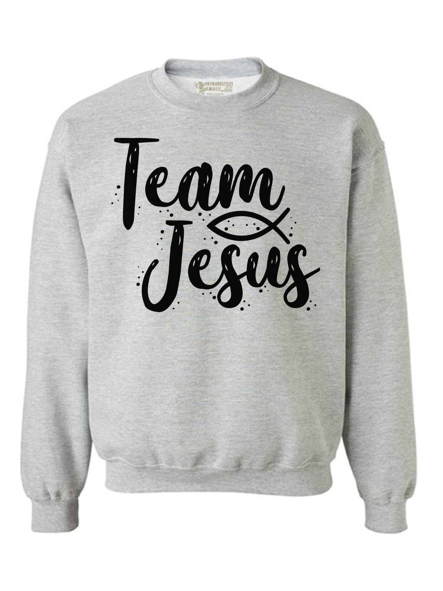 Awkward Styles Team Jesus Unisex Crewneck Christ Crewneck for Him Black ...