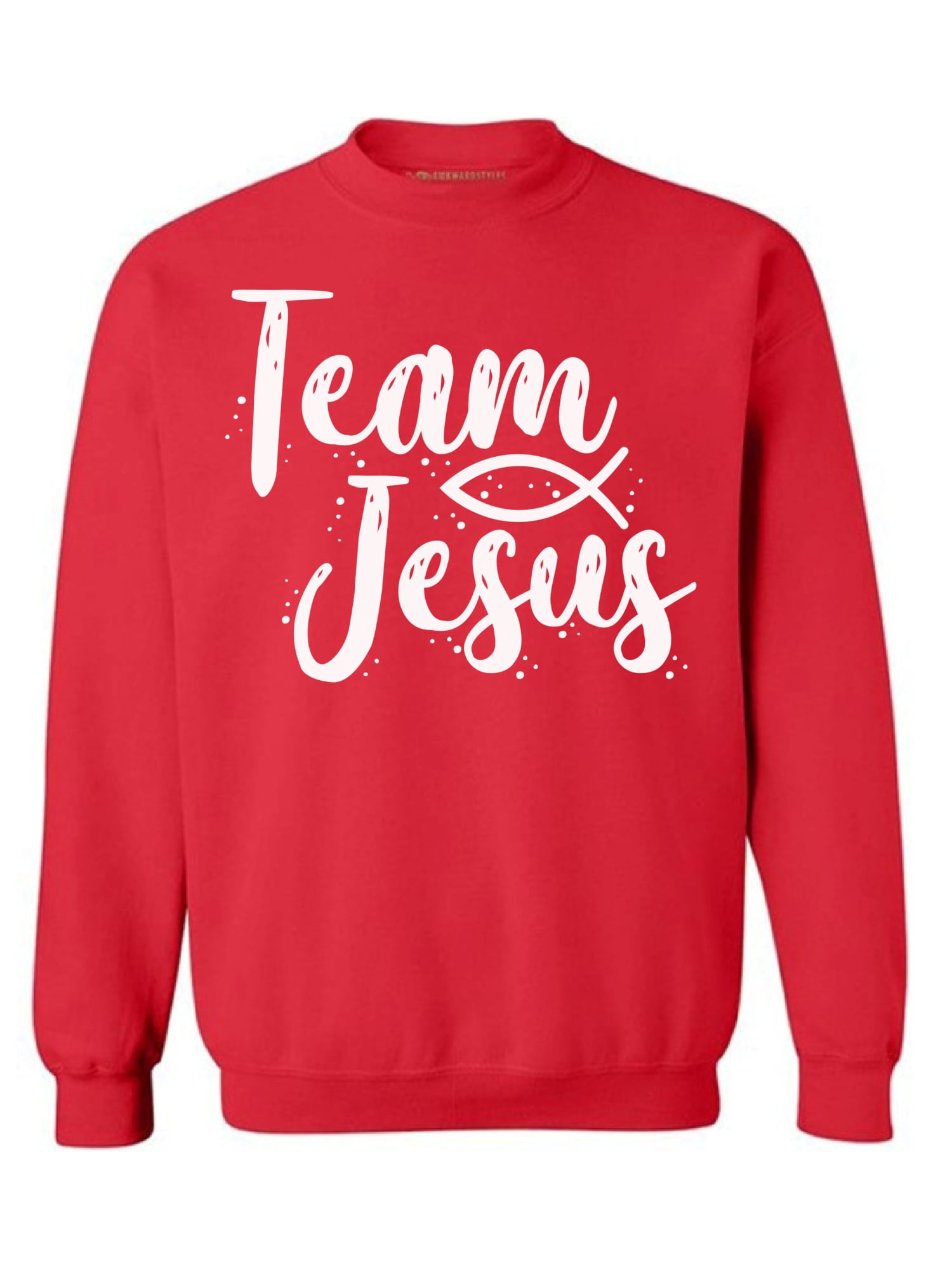 Awkward Styles Team Jesus Unisex Crewneck Christian Crewneck for Him ...