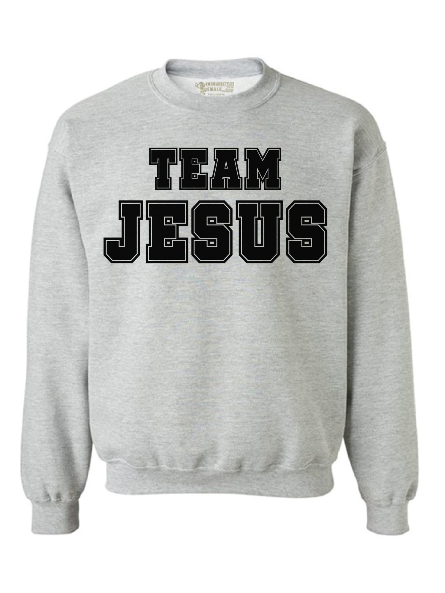 Awkward Styles Team Jesus Unisex Crewneck Christian Sweaters for Him ...