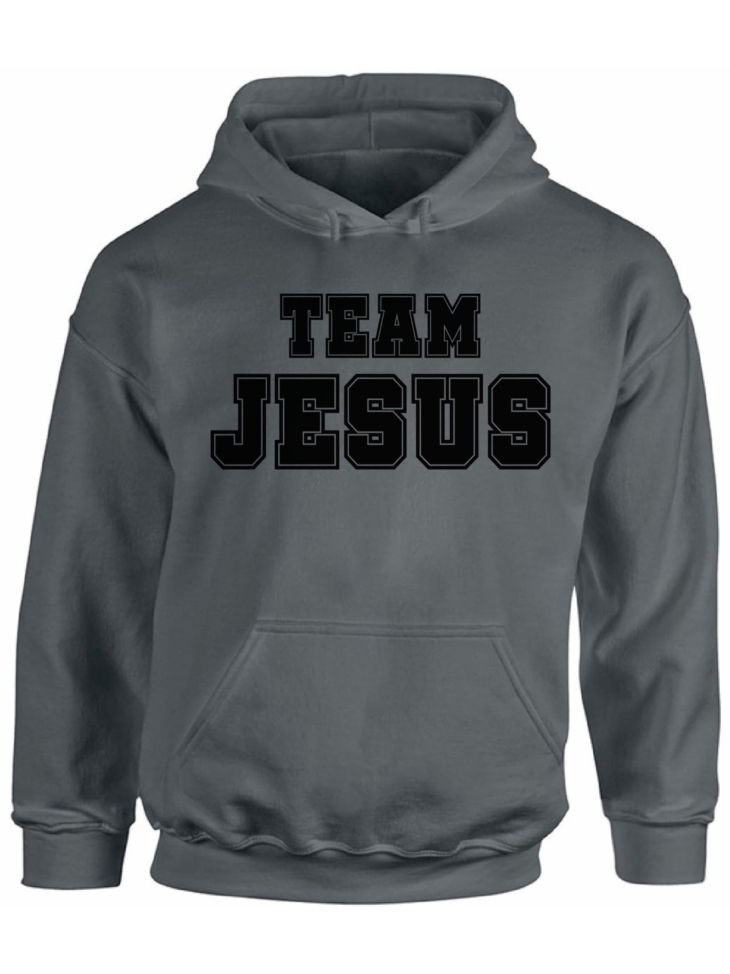 Awkward Styles Team Jesus Unisex Hoodies Christian Hoodie for Him Black ...