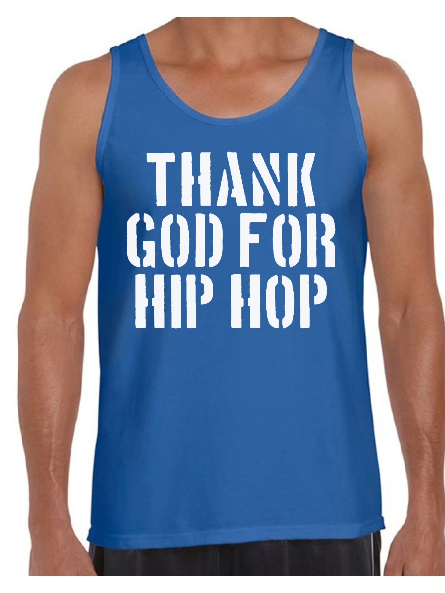 Awkward Styles Thank God for Hip Hop Tank Top Shirt for Men Christian ...