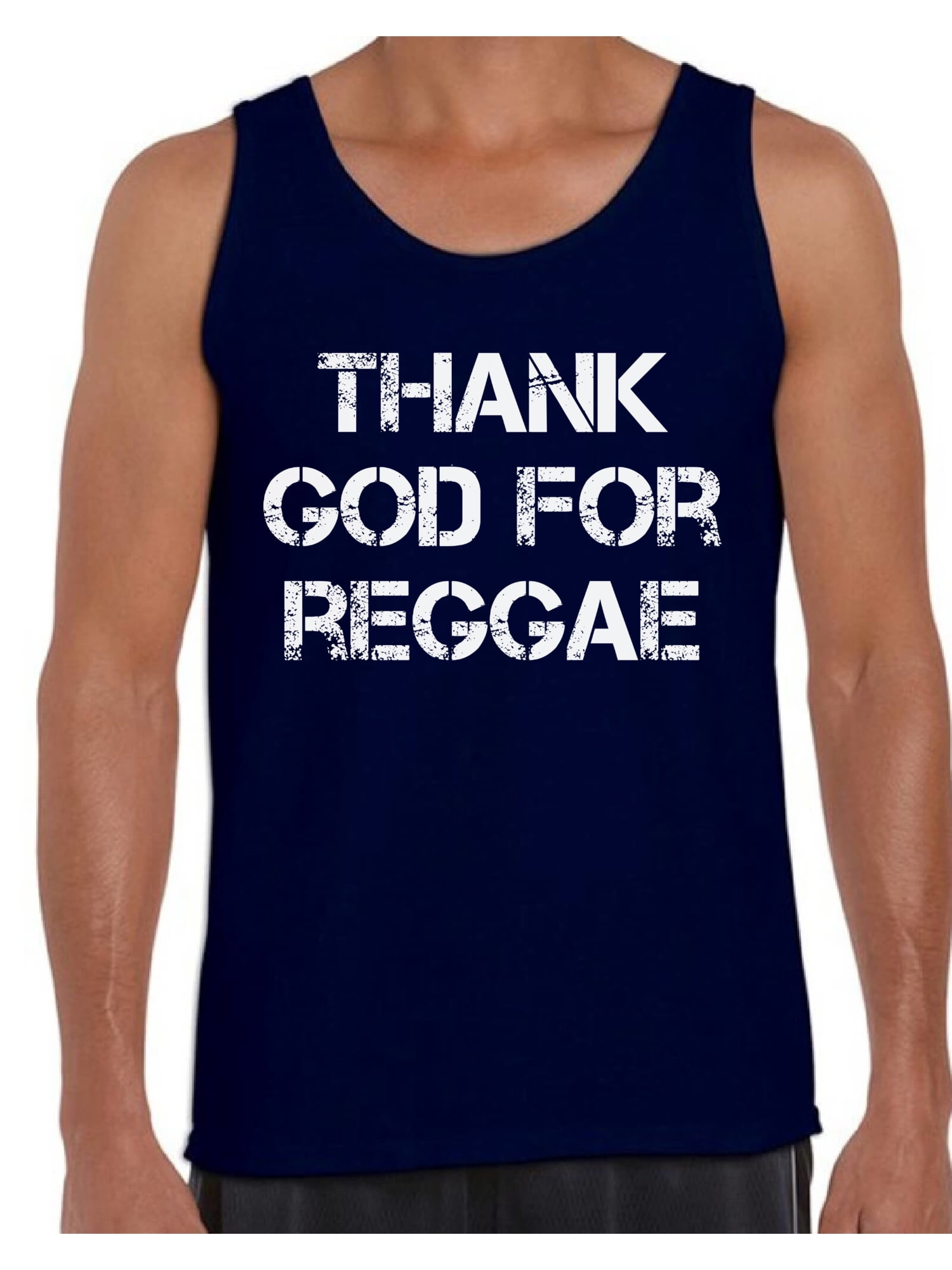 Awkward Styles Thank God for Reggae Tank Top Shirt for Men Christian ...