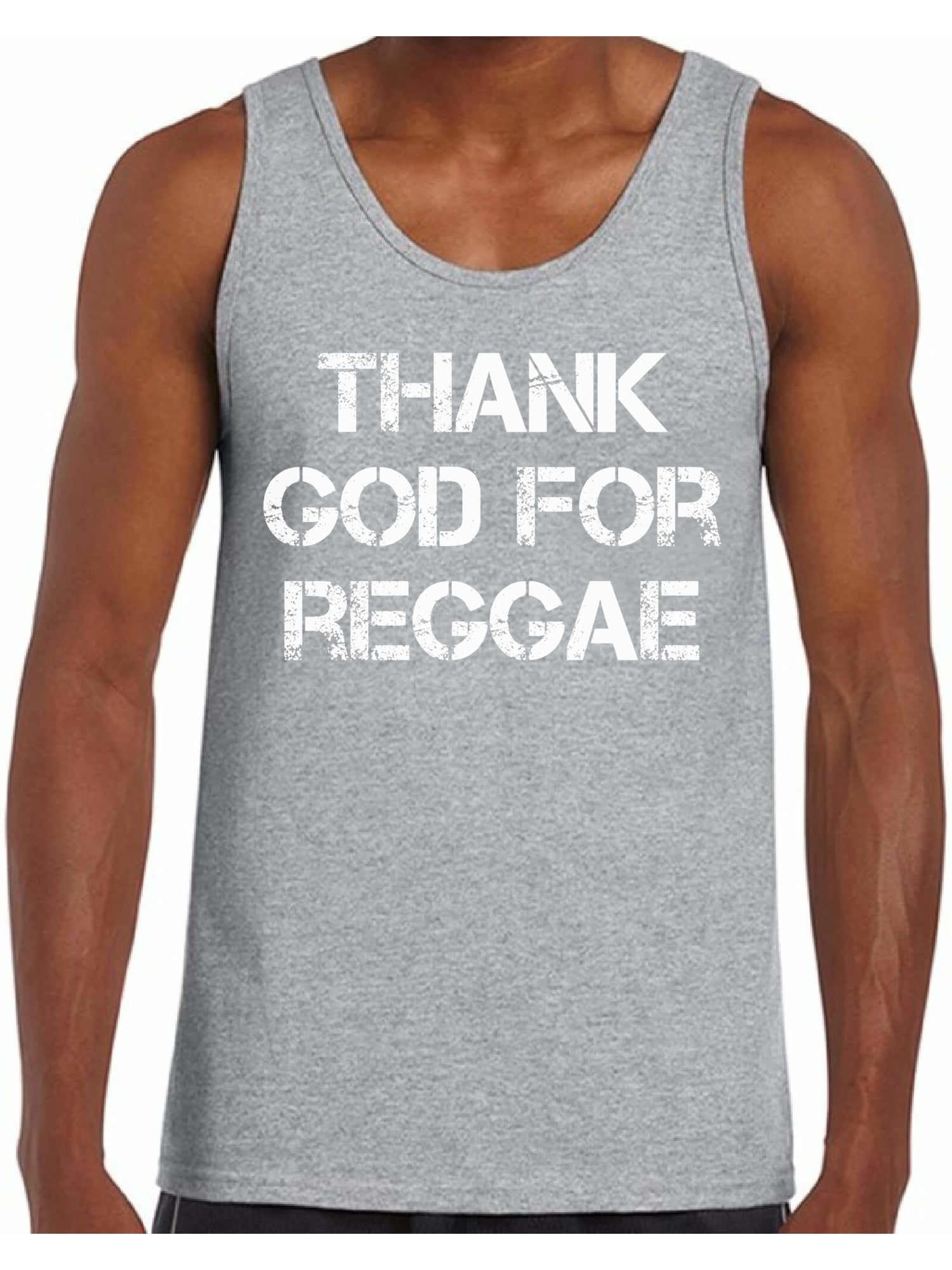 Awkward Styles Thank God for Reggae Tank Top Shirt for Men Christian ...