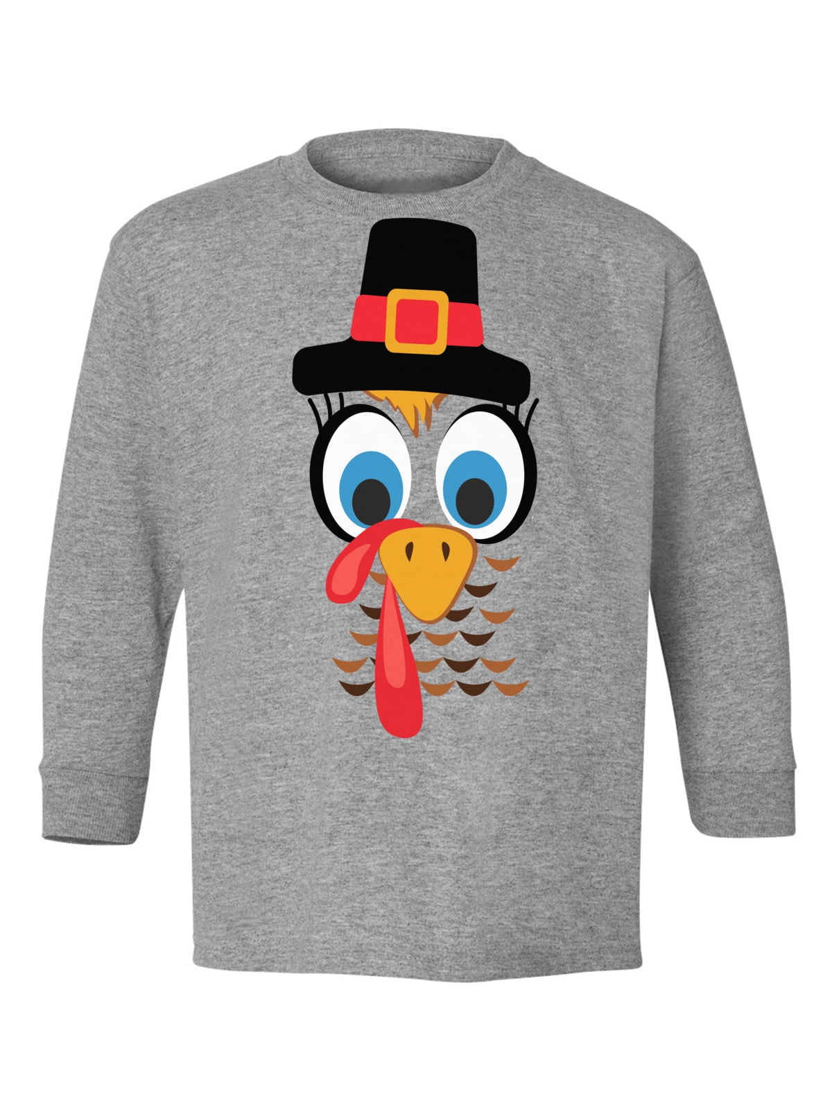 Awkward Styles Thanksgiving Sweater for Kids Youth Turkey Face Long ...