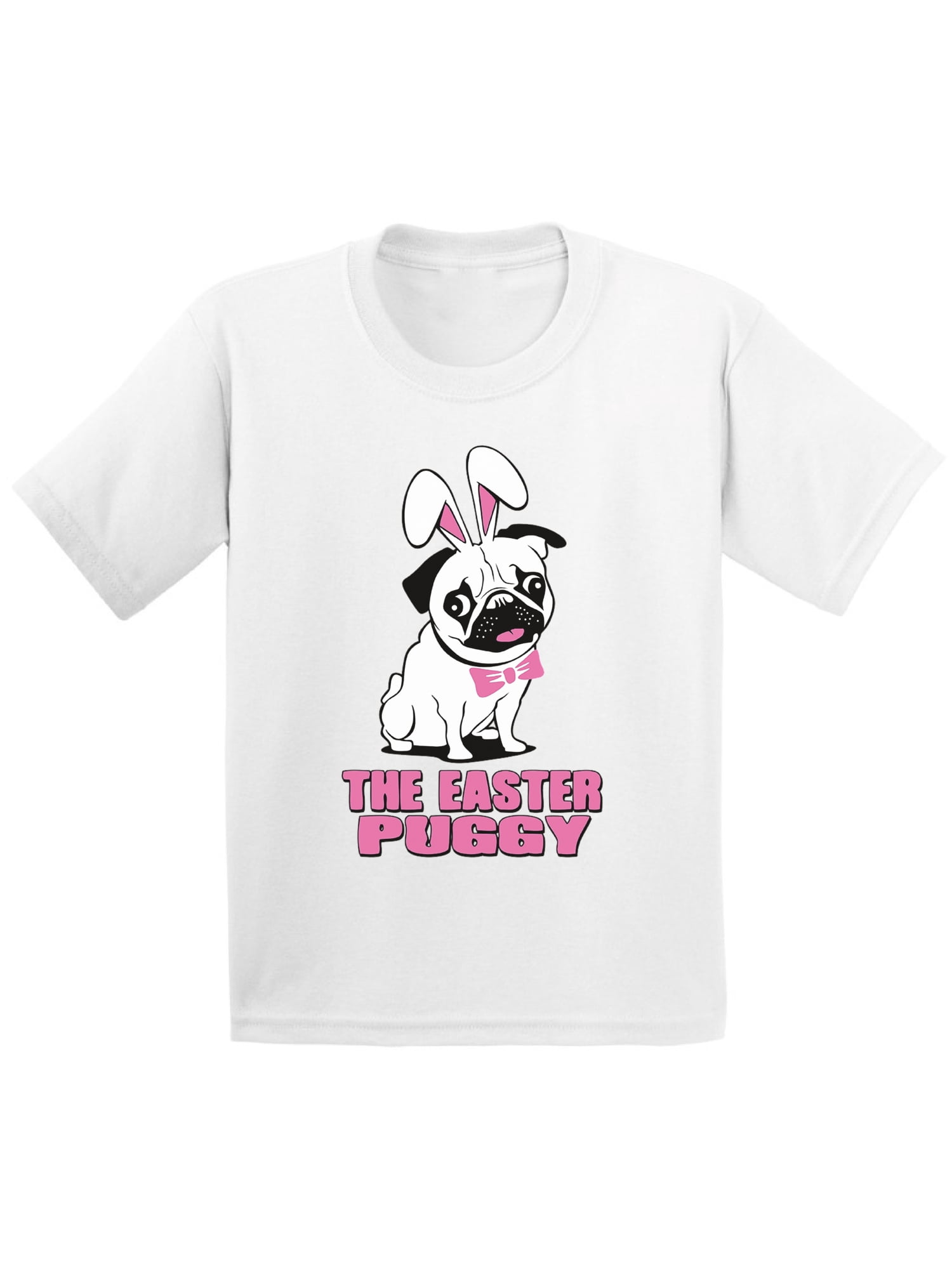 Awkward Styles The Easter Puggy Toddler Shirt Easter T Shirt Kids Funny ...