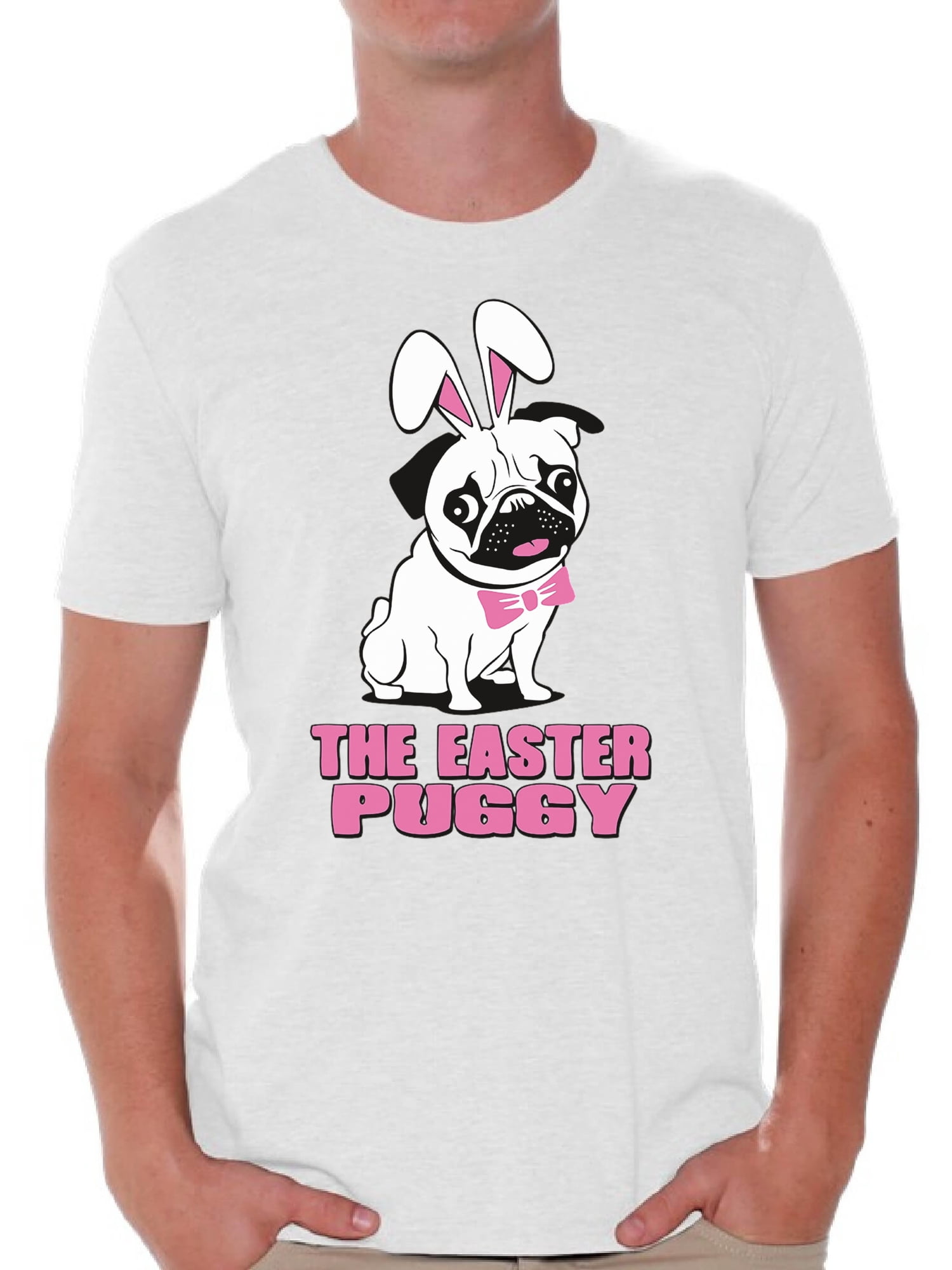 Awkward Styles The Easter Puggy Tshirt Easter T Shirt Men Easter Pug ...