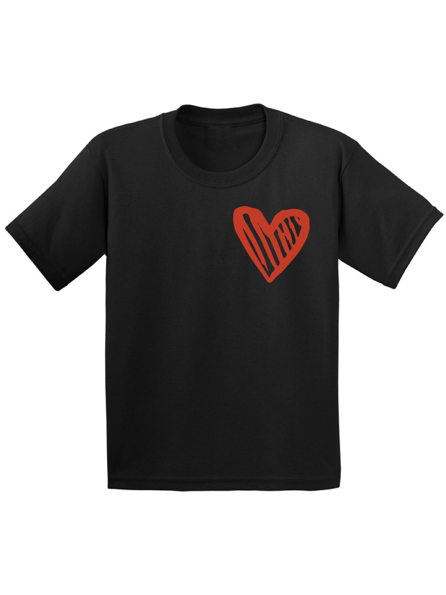 Awkward Styles Toddler Girls Shirts Red Heart Boys Toddler 3 Years Old ...
