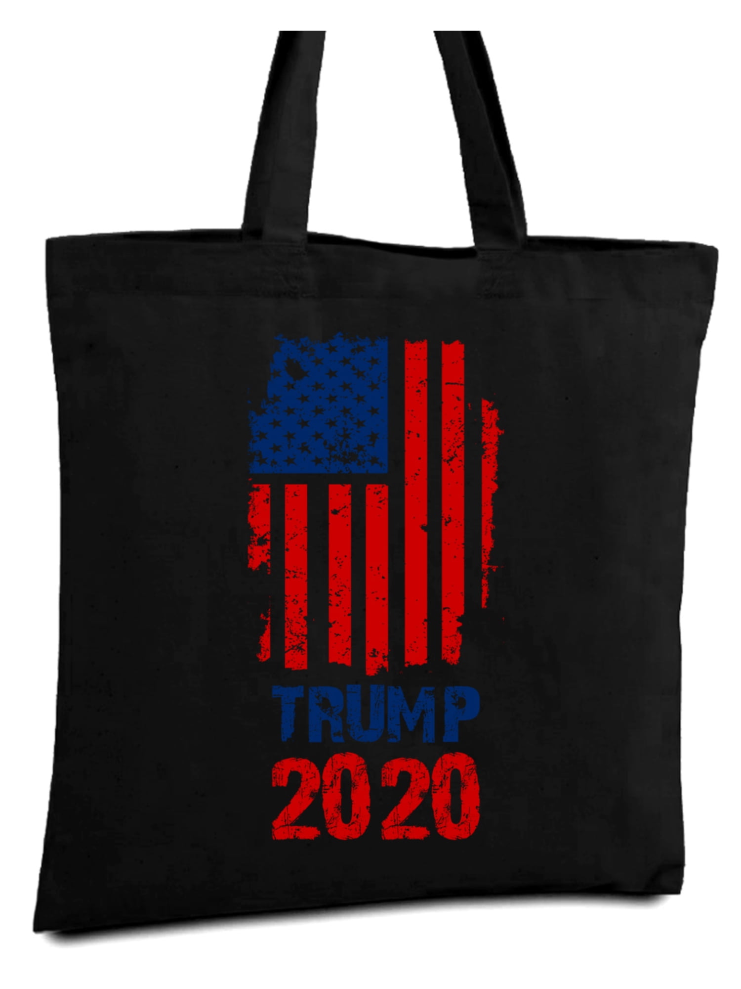 Awkward Styles Trump 2020 Flag Tote Bag USA Trump Flag Canvas Tote Bag ...