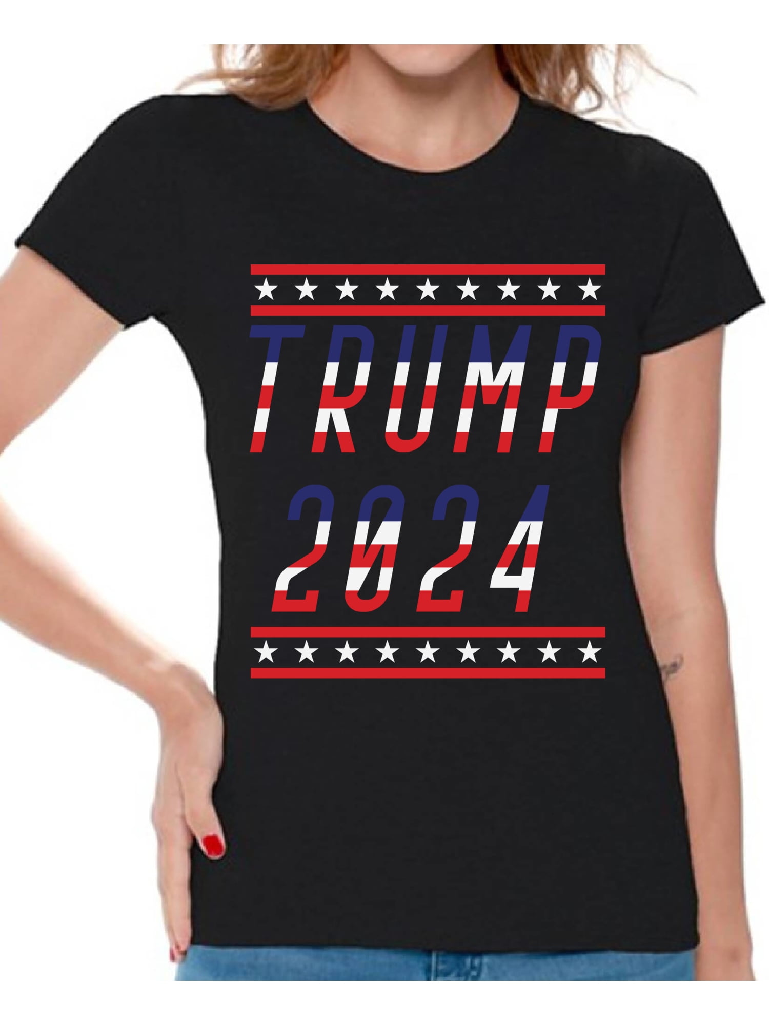Awkward Styles Trump 2024 America Shirt for Women for Her Republican ...