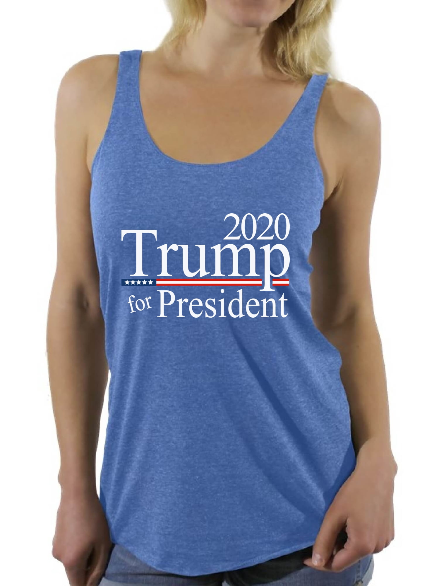Awkward Styles Trump for President Trump Racerback Tank Top for Women ...