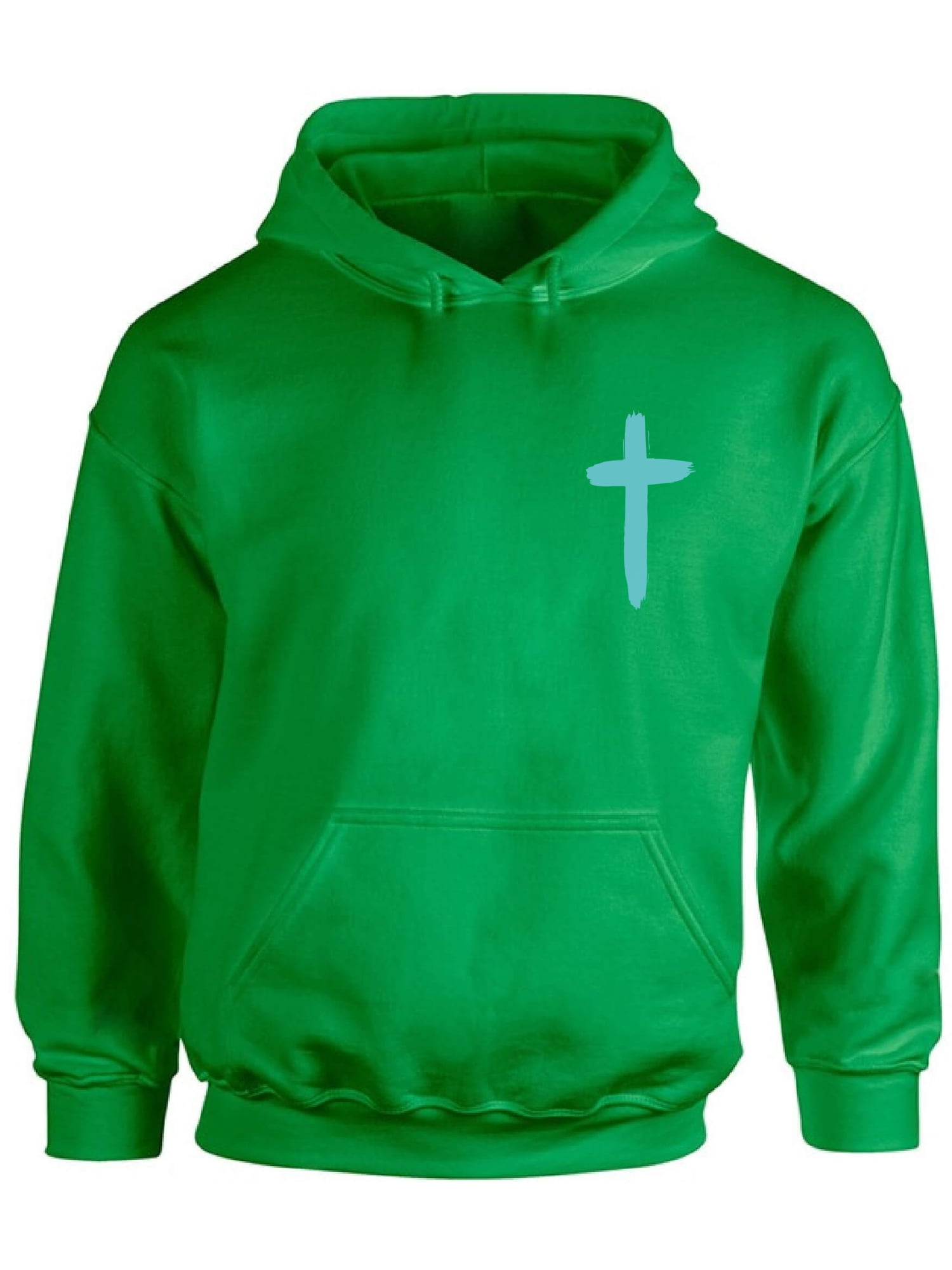 Awkward Styles Turquoise Cross Unisex Hoodie Christian Hoodie for Him ...