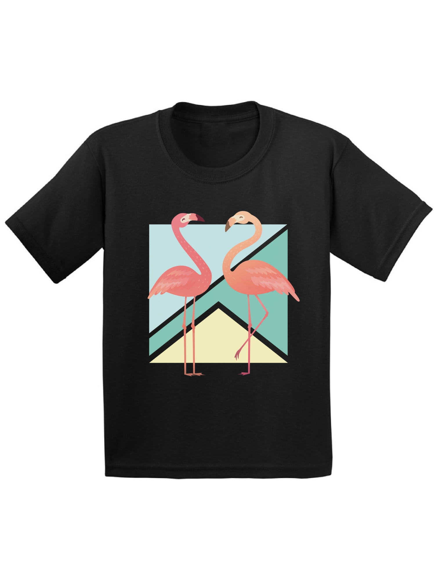 Awkward Styles Two Flamingos Tshirt for Kids Pink Flamingos Shirt ...