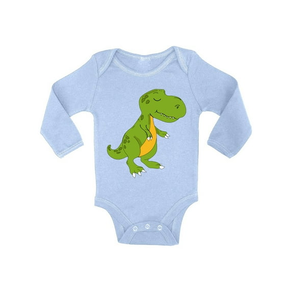Awkward Styles Tyrannosaurus Rex Romper Baby Bodysuit Long Sleeve ...