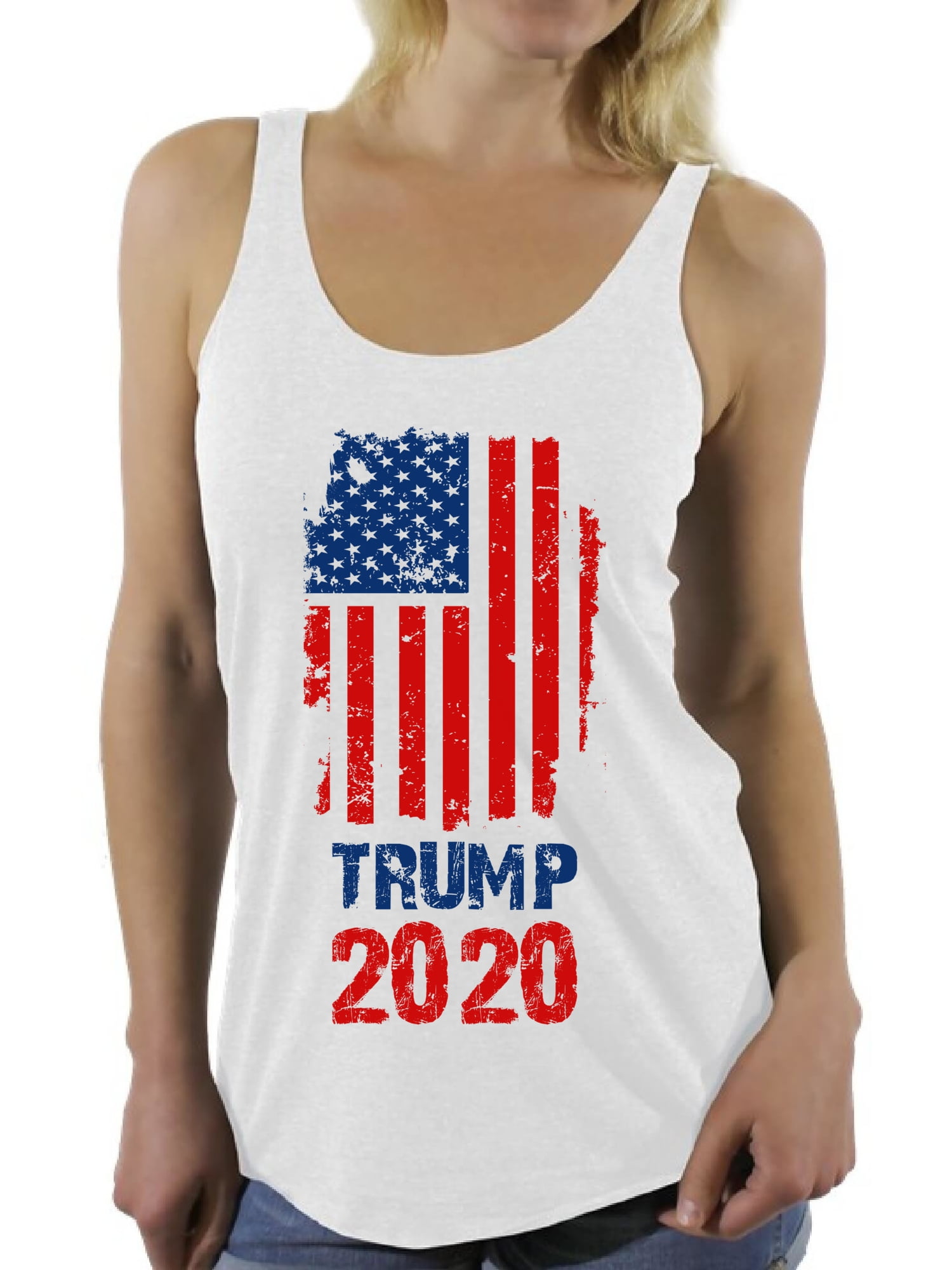 Awkward Styles USA Flag Racerback Tank Top for Women Political Tank Top ...
