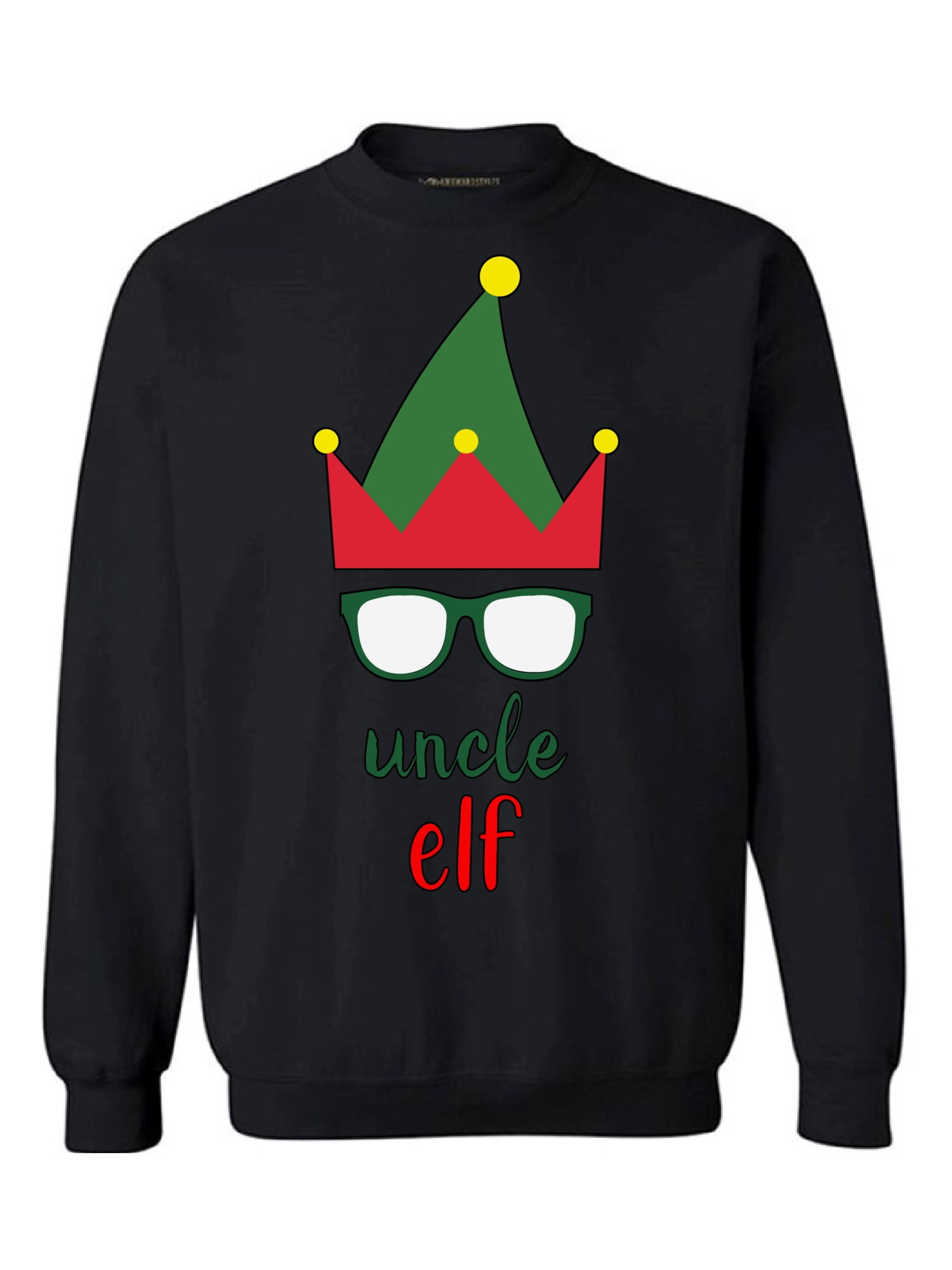Awkward Styles Ugly Christmas Sweatshirt Xmas Elf Uncle Sweater ...