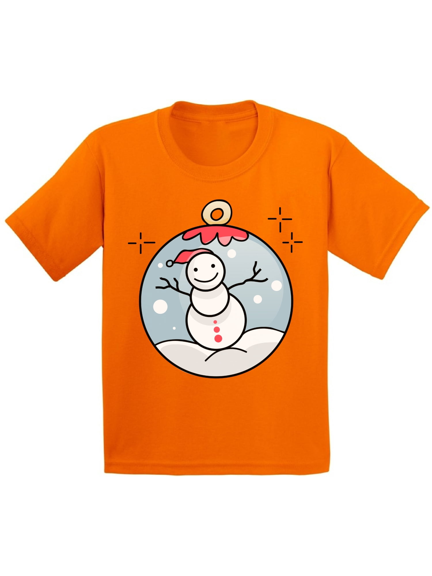 Awkward Styles Ugly Xmas T-Shirt for Girls Boys Christmas Snowman Kids ...