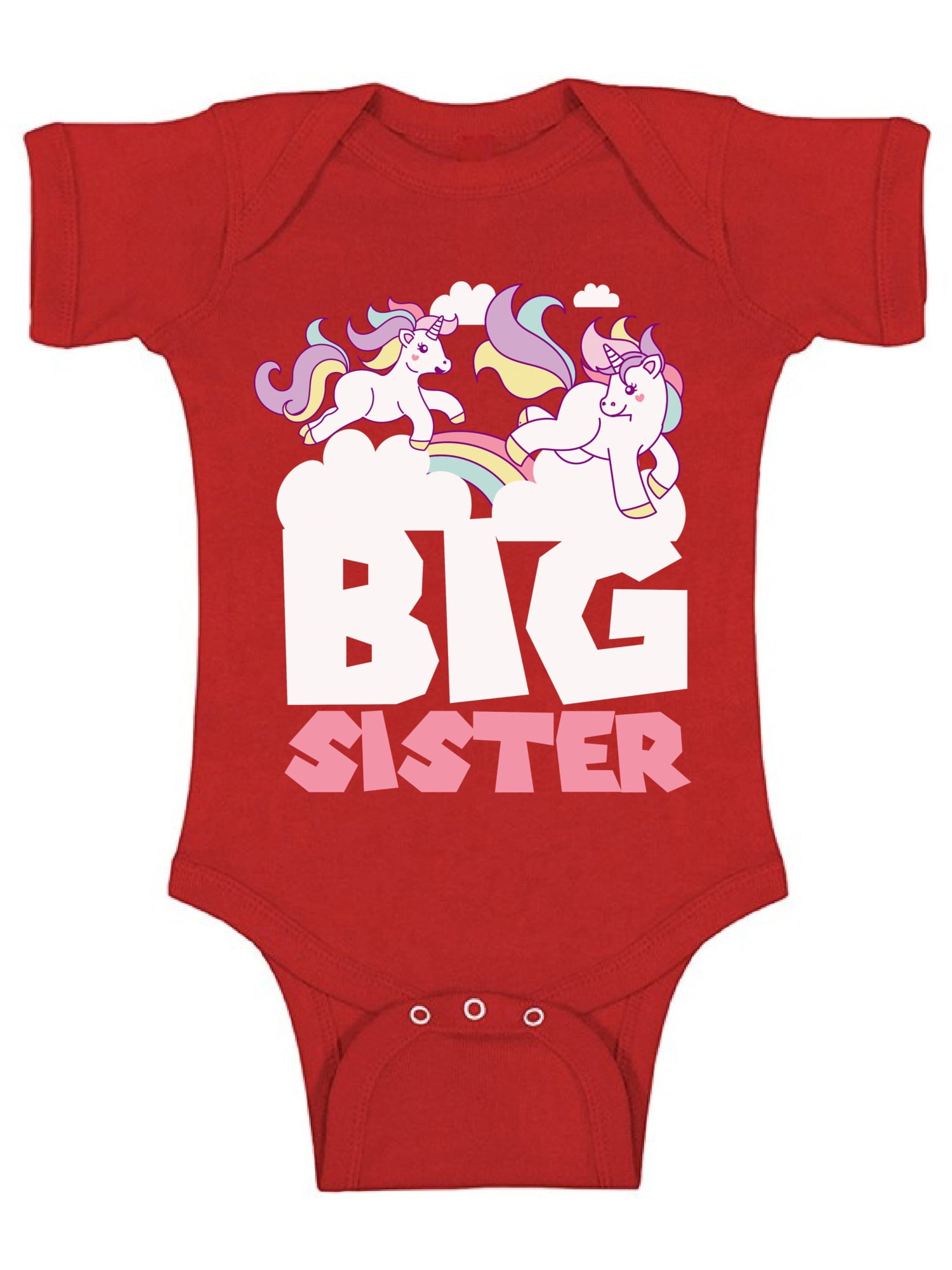 Awkward Styles Unicorn Baby Bodysuit Short Sleeve Unicorn Top Big ...