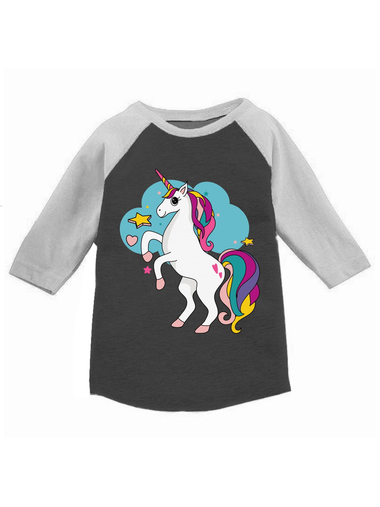 Awkward Styles Unicorn Love Youth Raglan Unicorn Shirt Unicorn Gifts ...