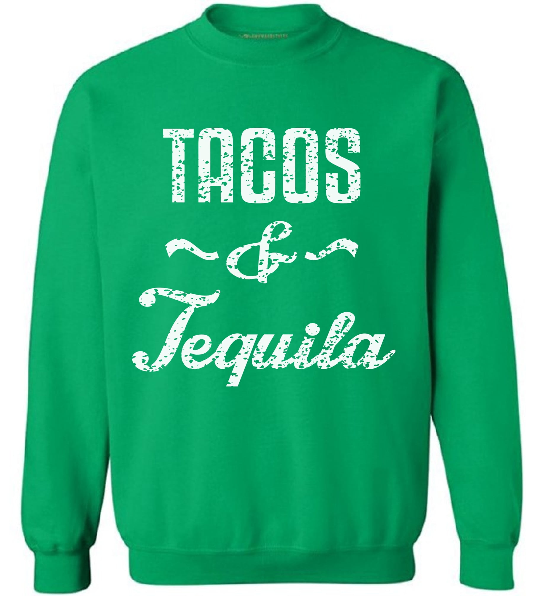 Awkward Styles Unisex Tacos & Tequila Graphic Sweatshirt Tops Taco ...