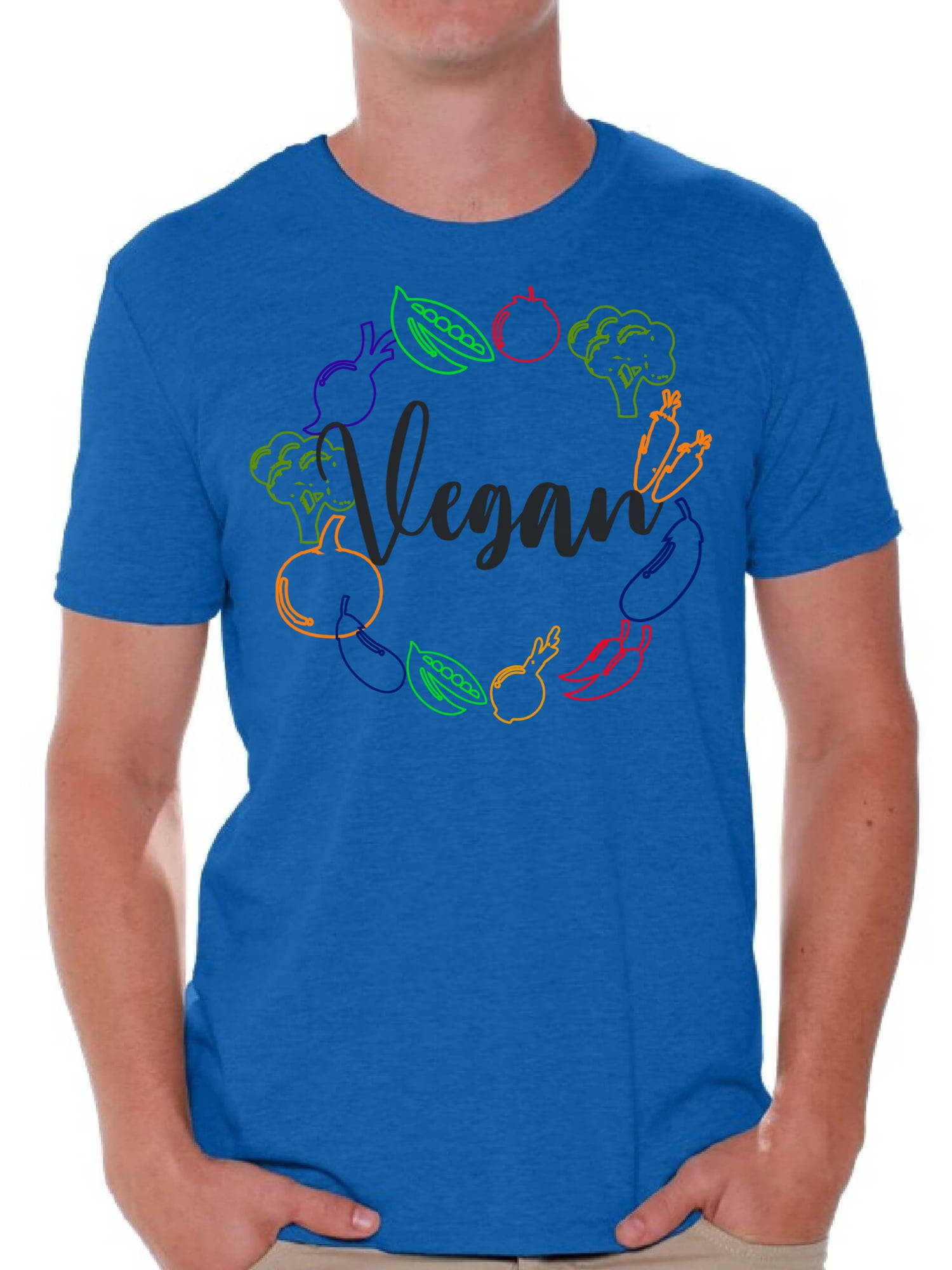 Awkward Styles Vegetables T-Shirts for Men Vegetarian Mens T Shirts ...