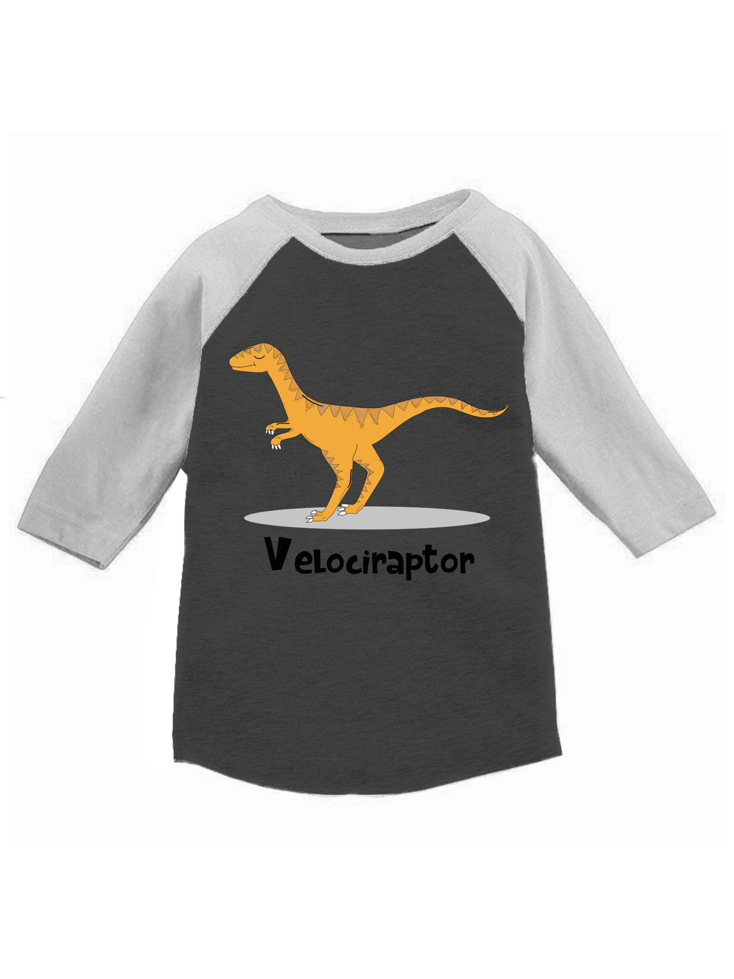Awkward Styles Velociraptor Dinosaur Youth Raglan Kids Dinosaur Jersey ...