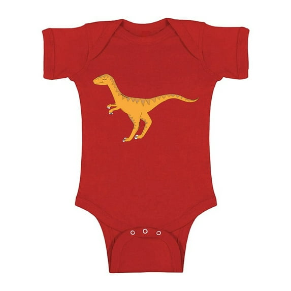 Awkward Styles Velociraptor Romper Baby Bodysuit Short Sleeve Dinosaur ...