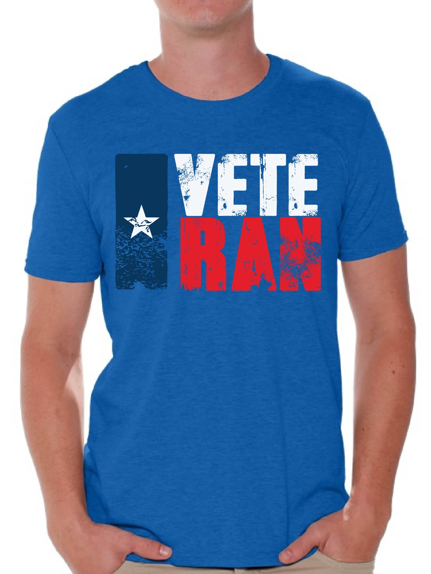 Awkward Styles Veteran T-Shirt for Men I Am Veteran Shirt for Husband ...
