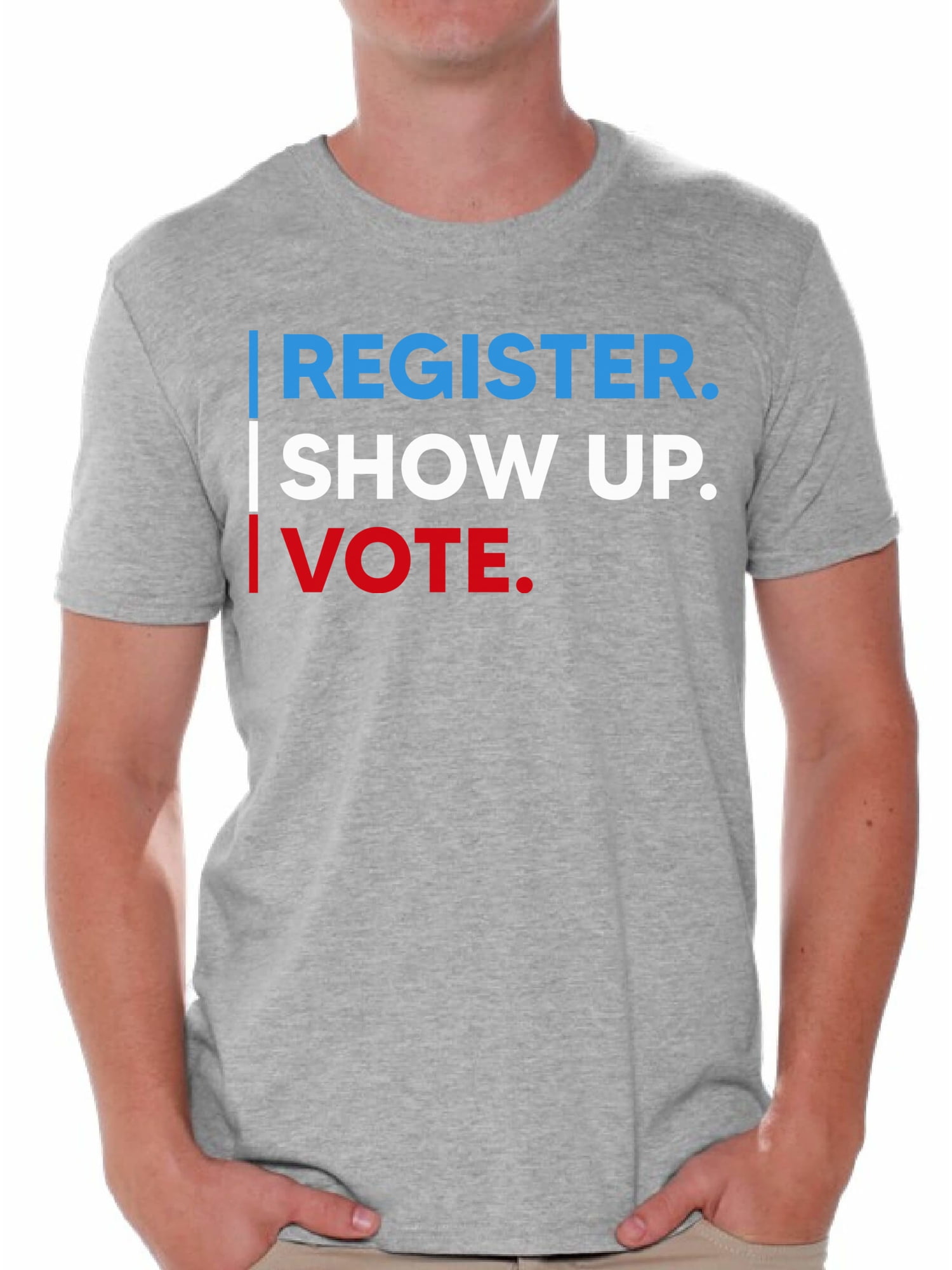 Awkward Styles Voting Shirts for Men 2020 USA Election T Shirt Register ...