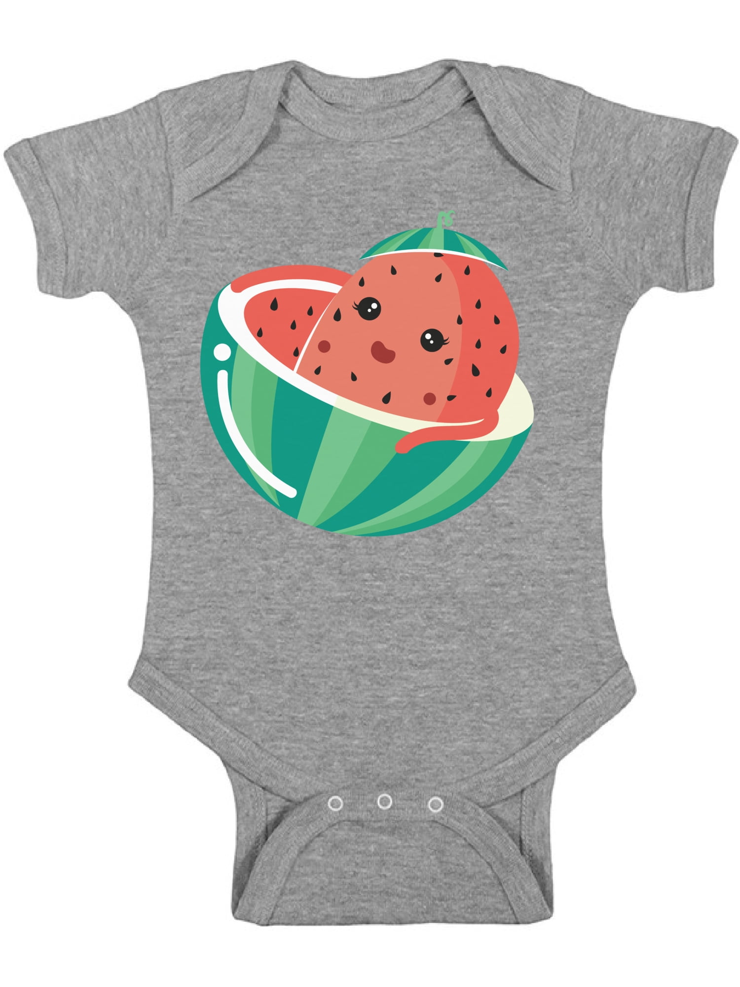 Awkward Styles Watermelon Baby Bodysuit Short Sleeve for Girls Watermelon Baby Clothes Romper ...