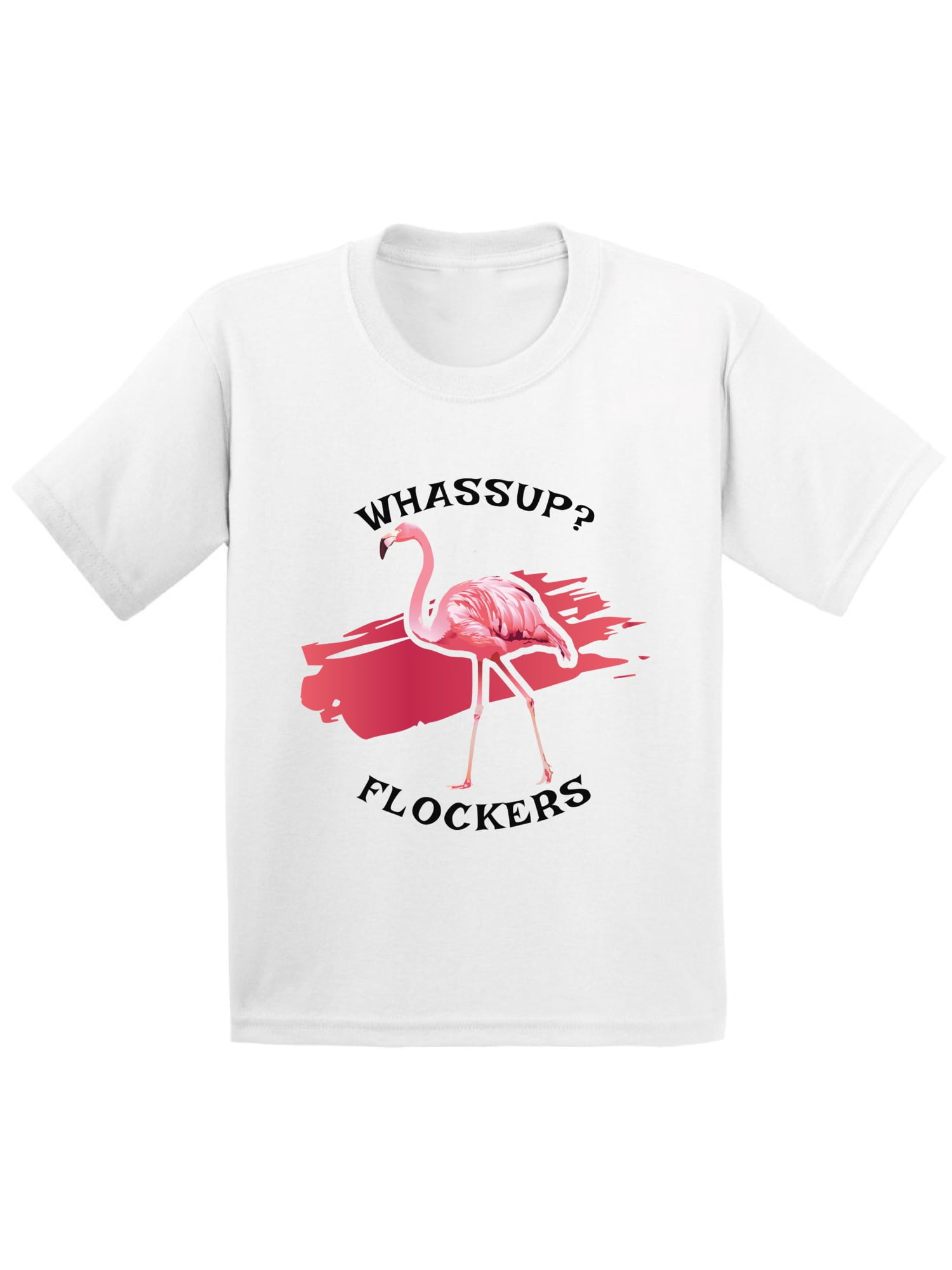 Awkward Styles Whassup Flockers Tshirt for Kids Pink Flamingo Shirt ...