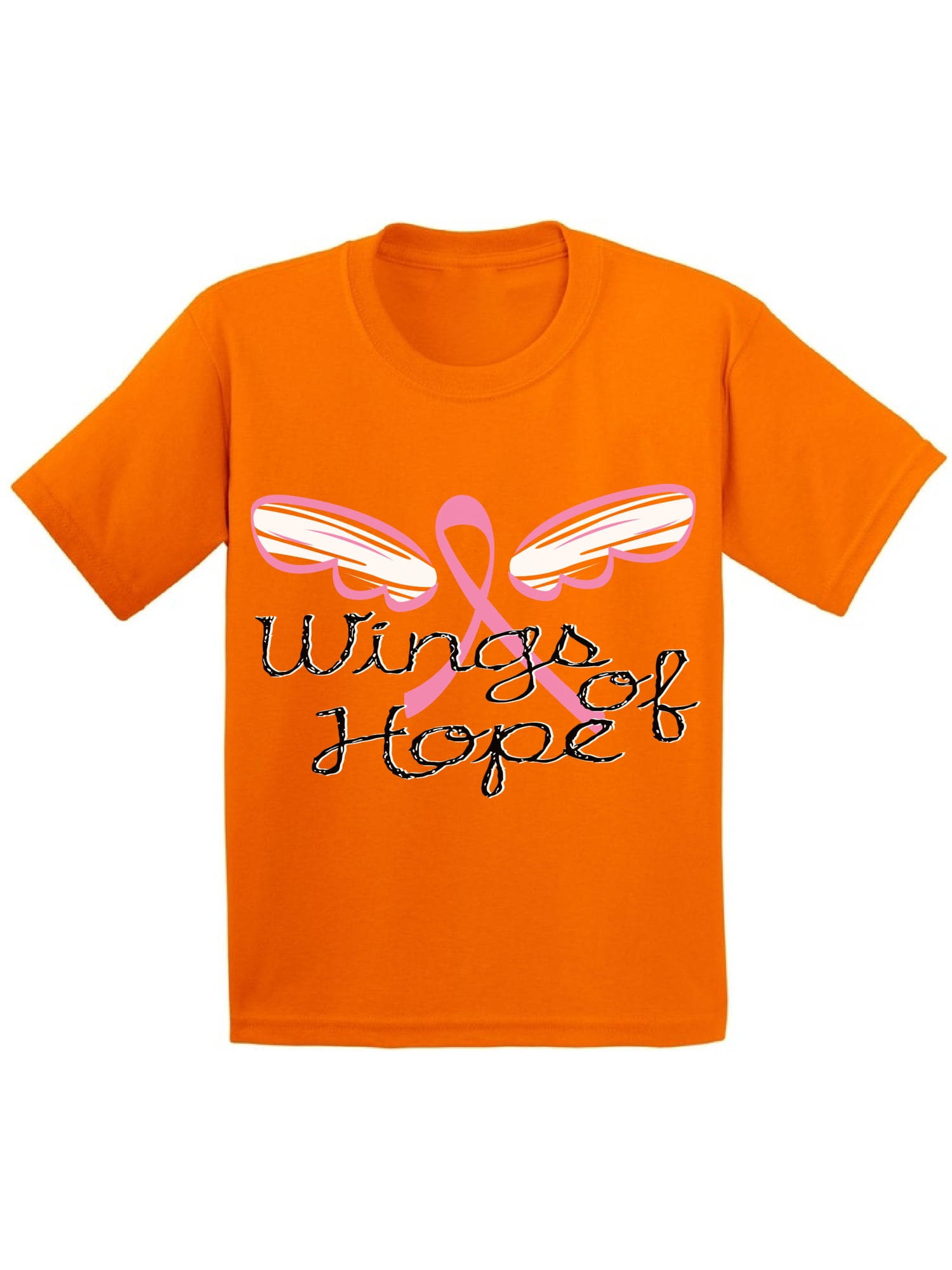 Awkward Styles Wings Of Hope Tshirt Ribbon Angel Wings Shirt Breast ...