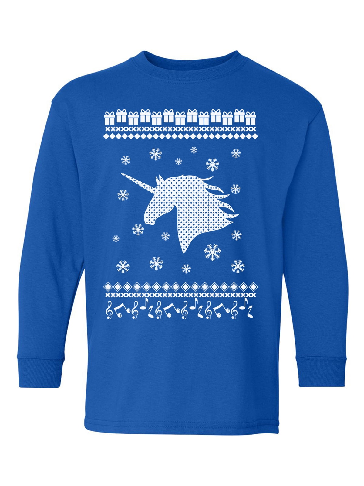 Awkward Styles Xmas Long Sleeve Shirt for Kids Youth Boys Girls White ...