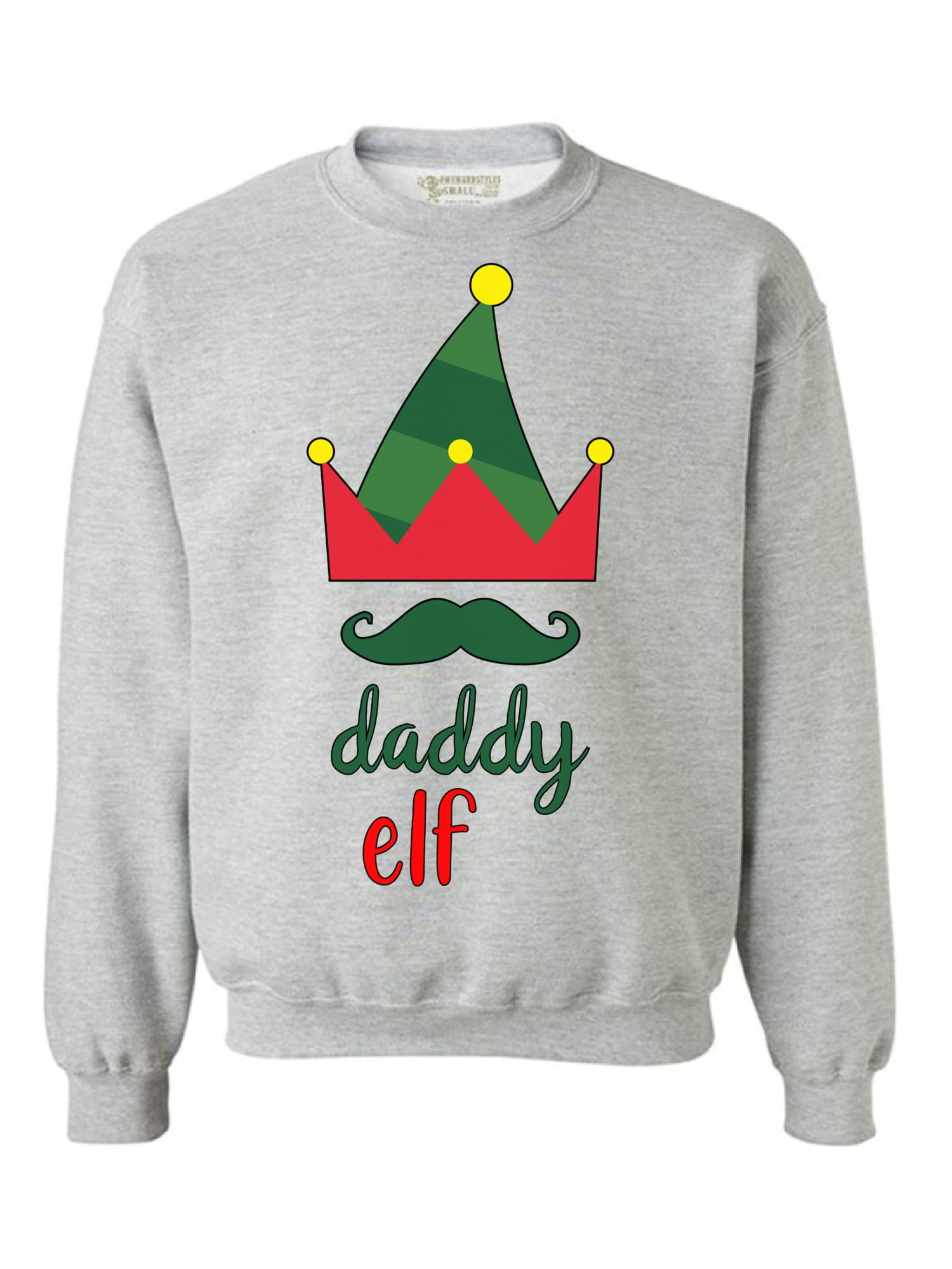 Awkward Styles Xmas Sweatshirt Christmas Elf Daddy Sweater - Walmart.com