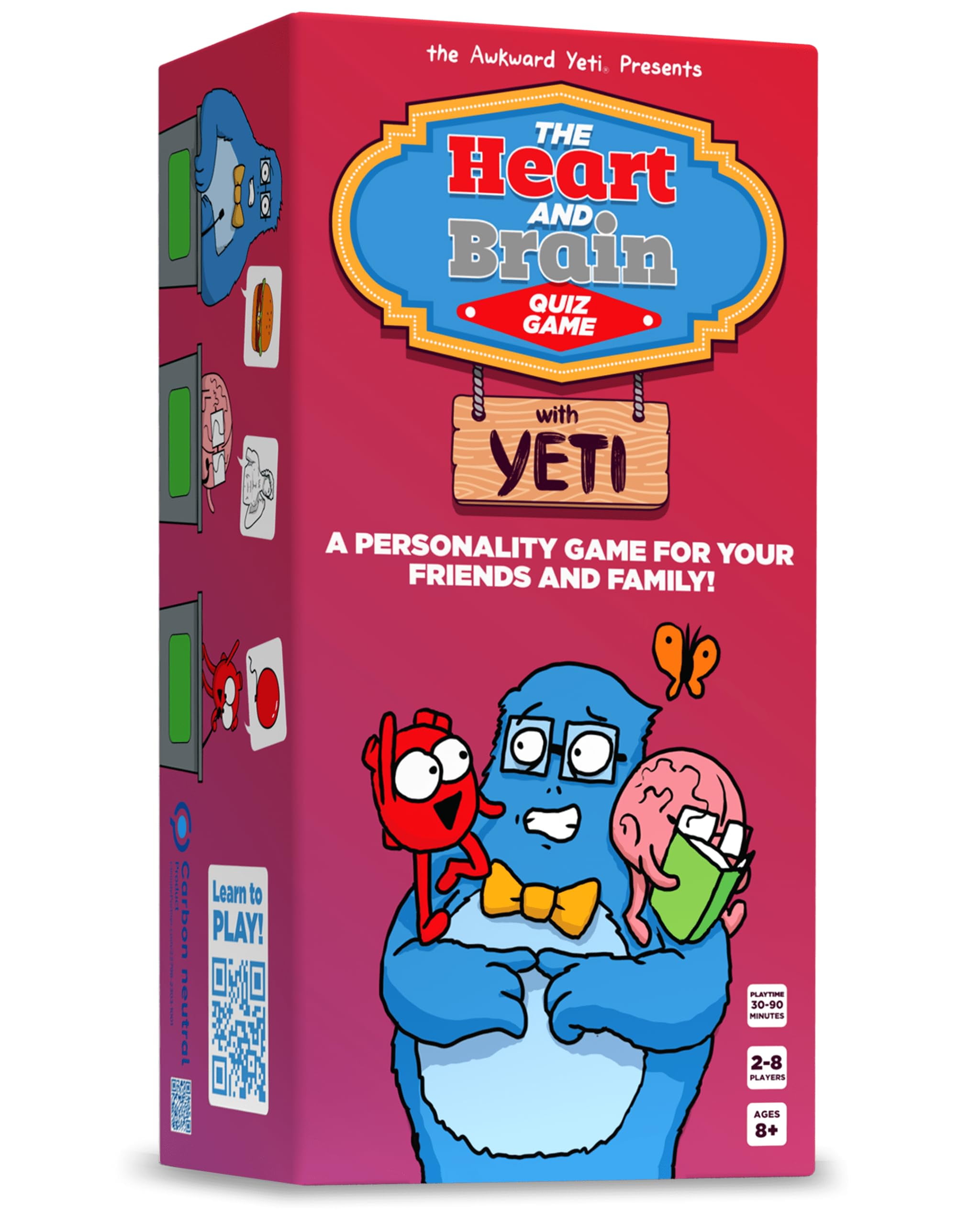 The Awkward Yeti Heart TSF6 and Brain Card Game, Game for Kids & Adults ...